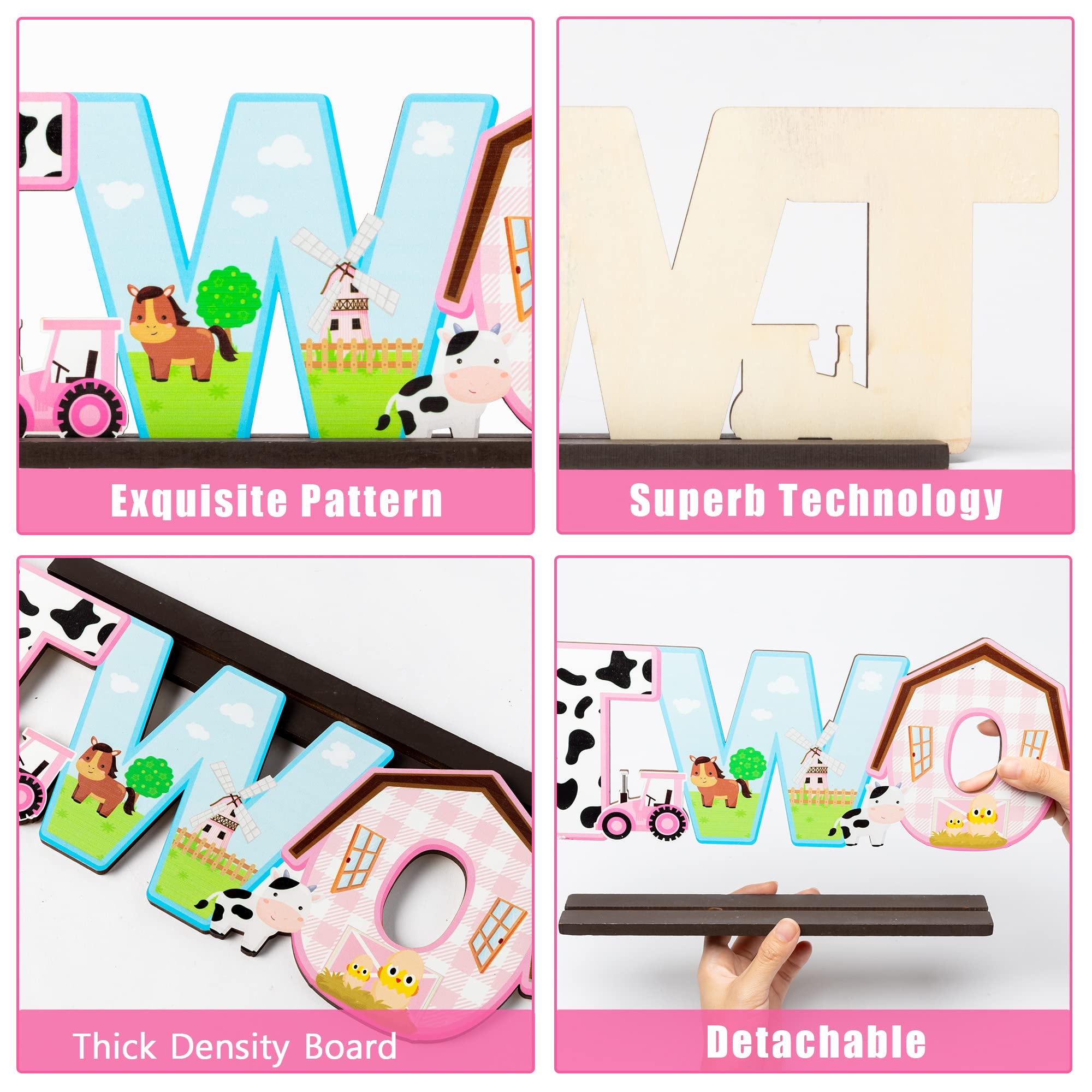 Wooden Letters Farm Theme