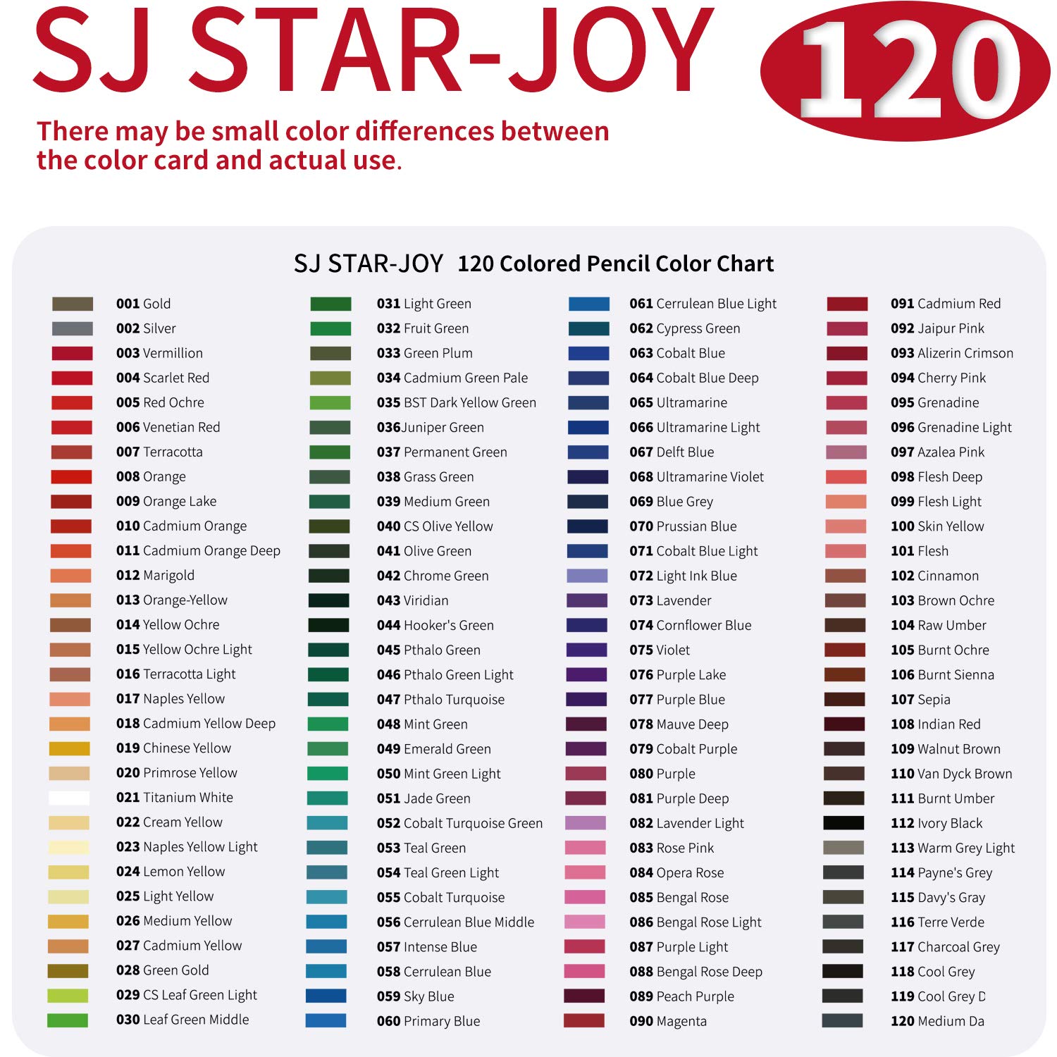 SJ STAR-JOY 120 Colored P...B08GSBB53D | Encarguelo.com.ve
