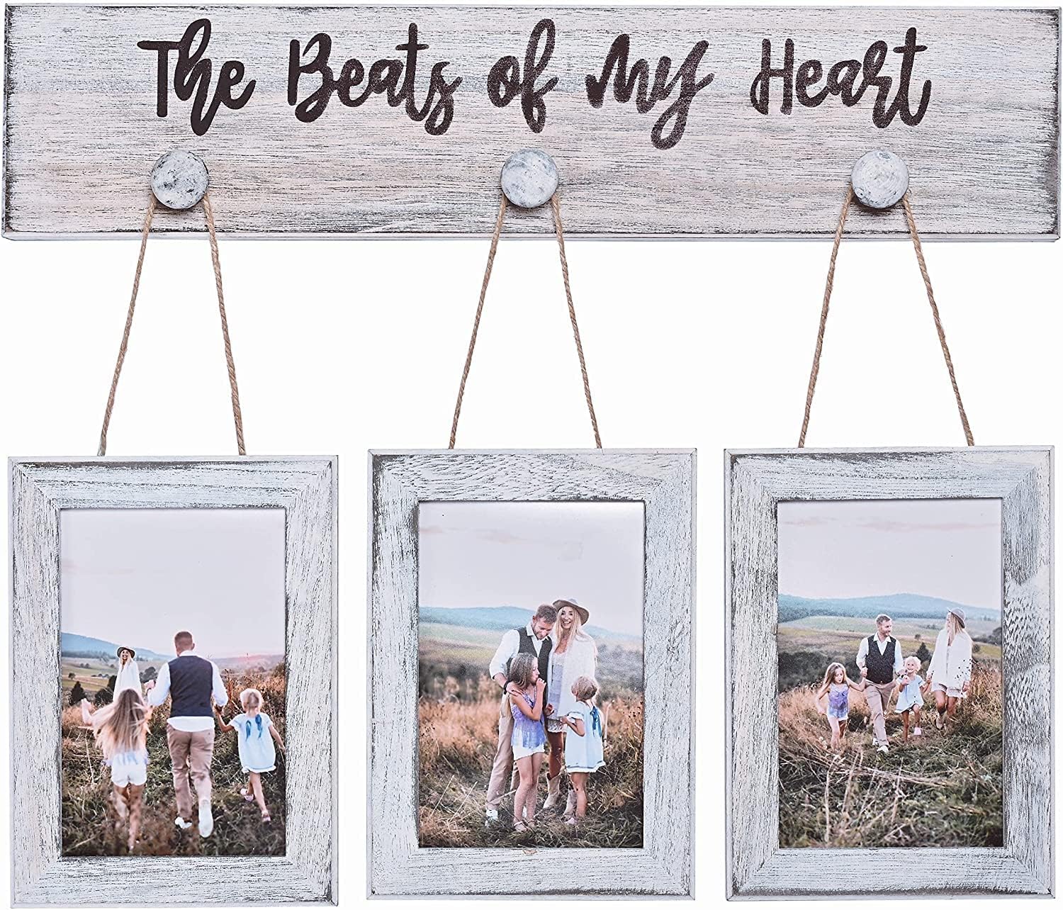Donmills Hanging Photo Frames Multiple Pictures Triple Collage Display ...