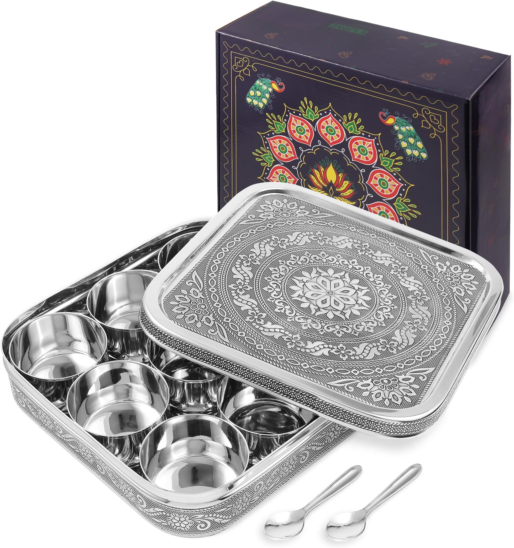 Amazon.com: AD ARTS Handcrafted Vintage Brass indian spice masala ...