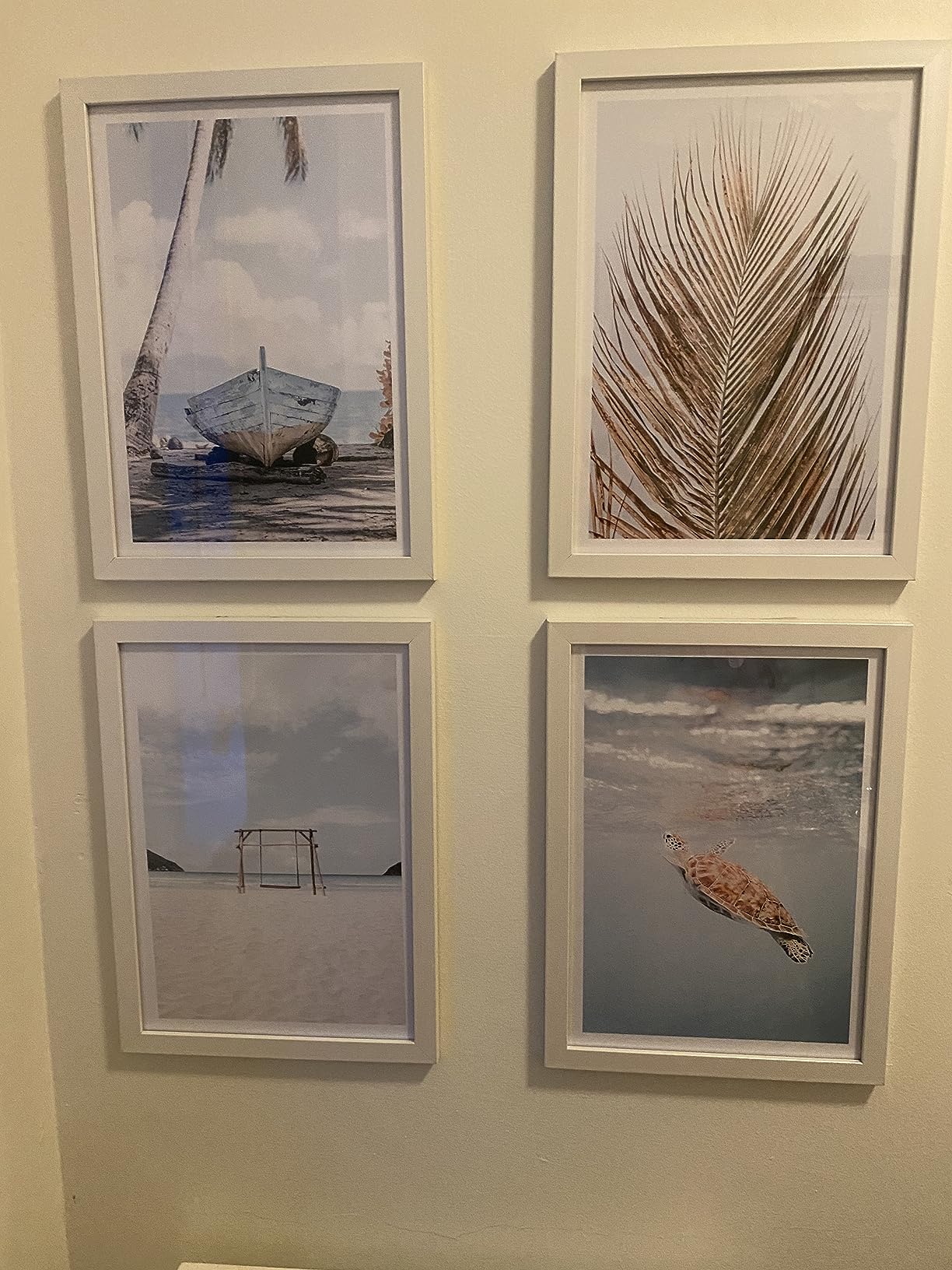 BARATIE Ocean Posters Set of 6, Sea Wave Wall Art for Bedroom, Pictures ...