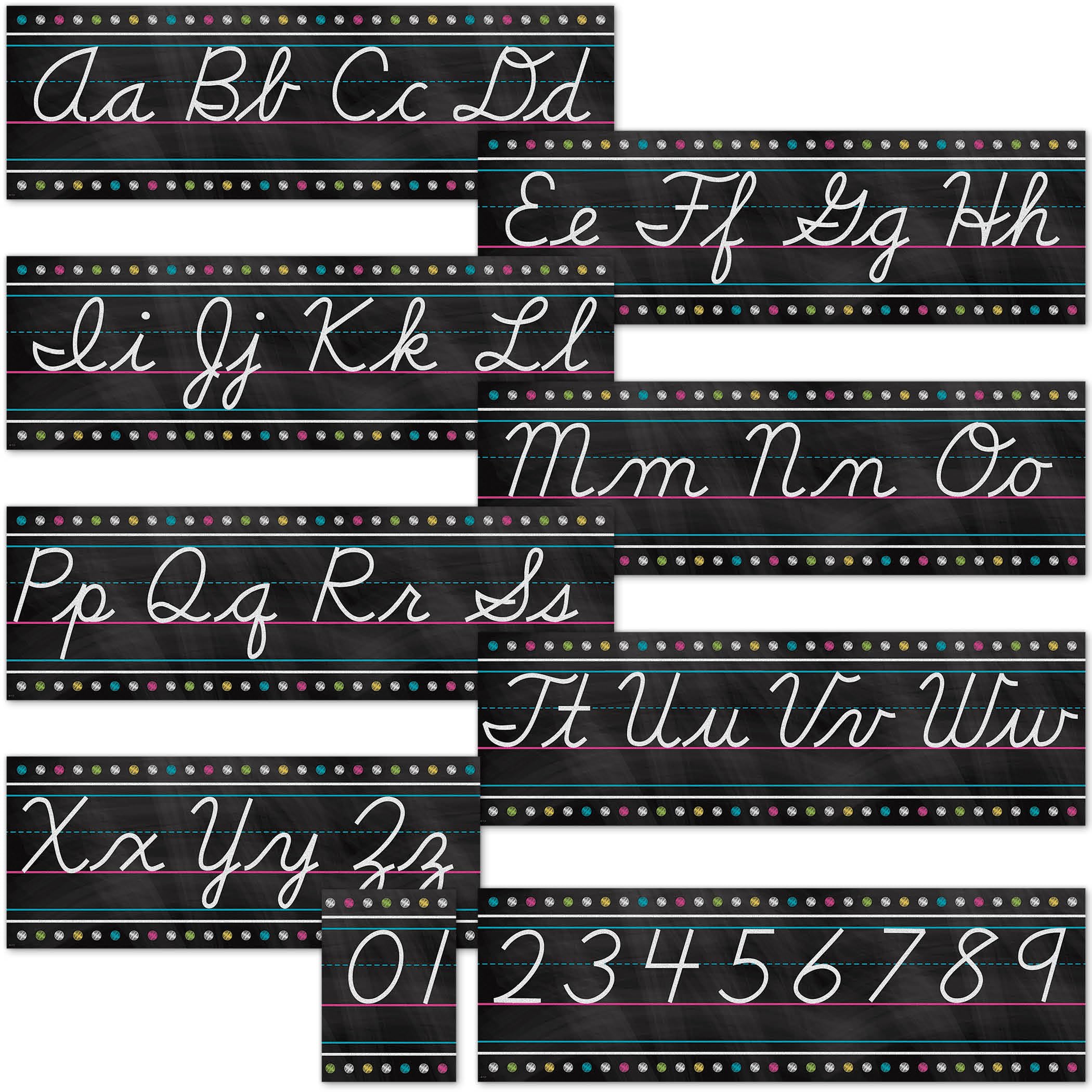 Modern Cursive Chart Tcr7641 Teacher Created Resources
