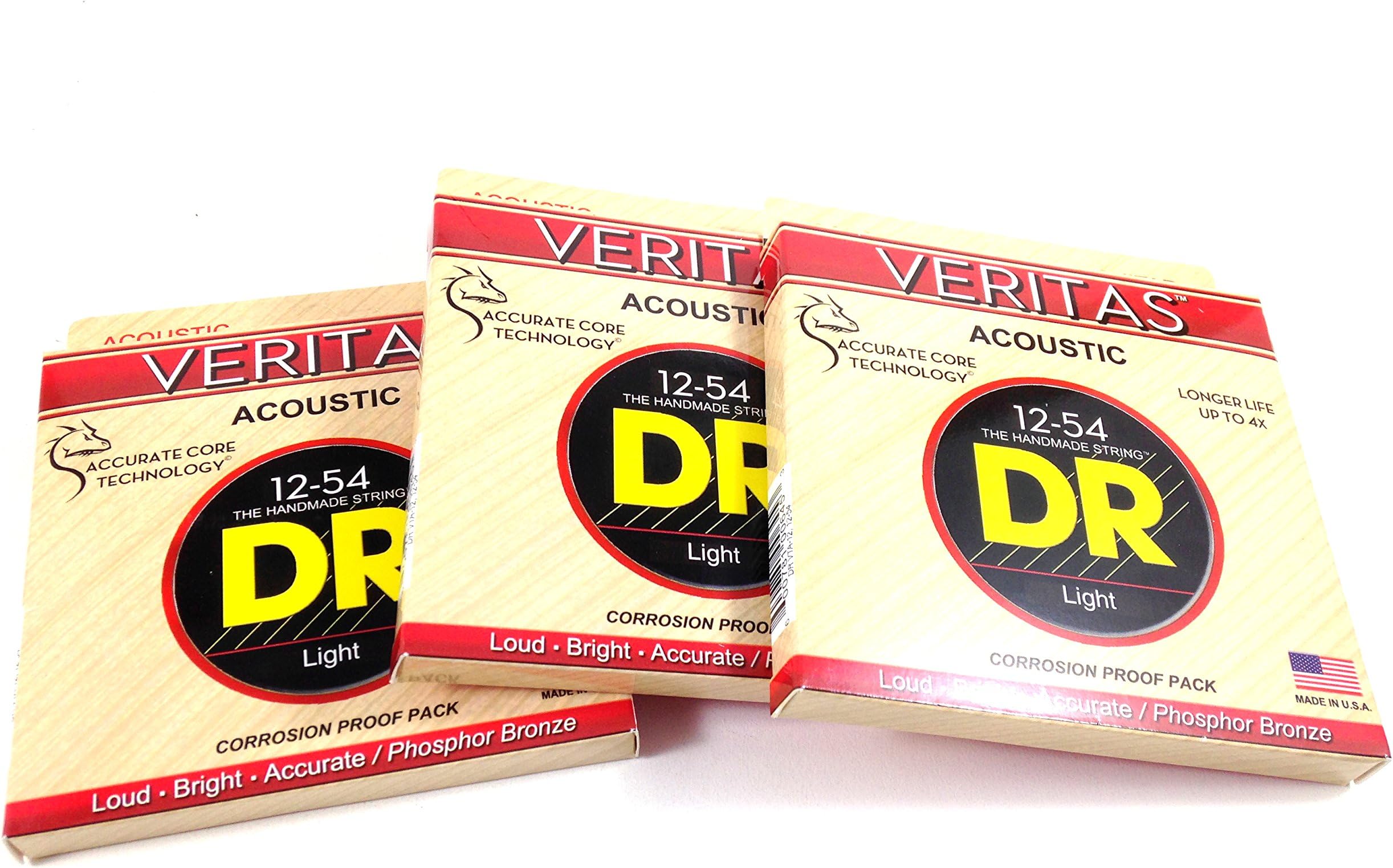 Amazon.com: DR Strings Sunbeam - Phosphor Bronze AcousticRound Core 13 ...