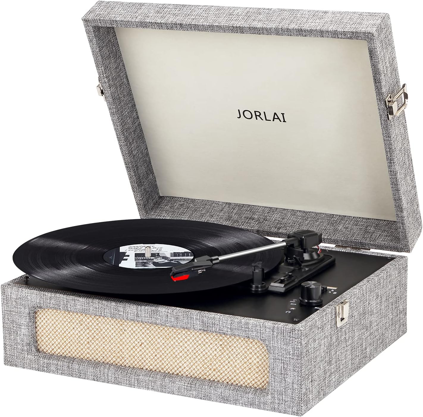 Amazon.com: JENSEN JTA-460P Digital 3-Speed Stereo Turntable with MP3 ...