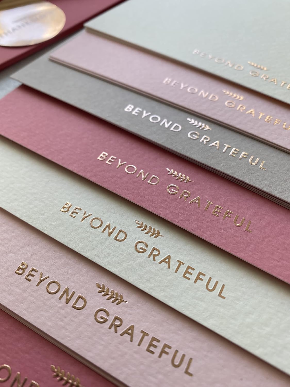 RUN2PRINT (36 Pack) Beyond Grateful Thank You Cards With Envelopes ...