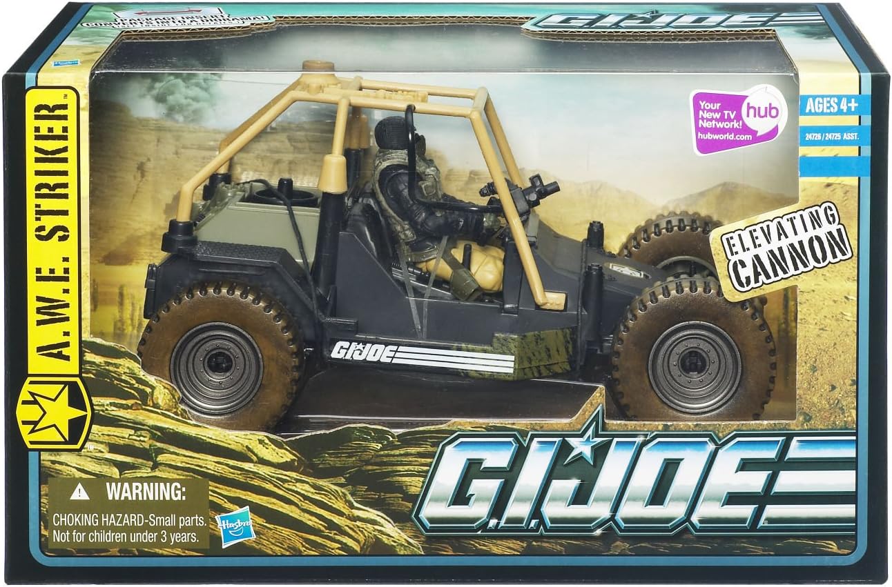 Amazon.com: GI Joe Alpha Vehicle A.W.E. Striker With Nightfox : Toys ...