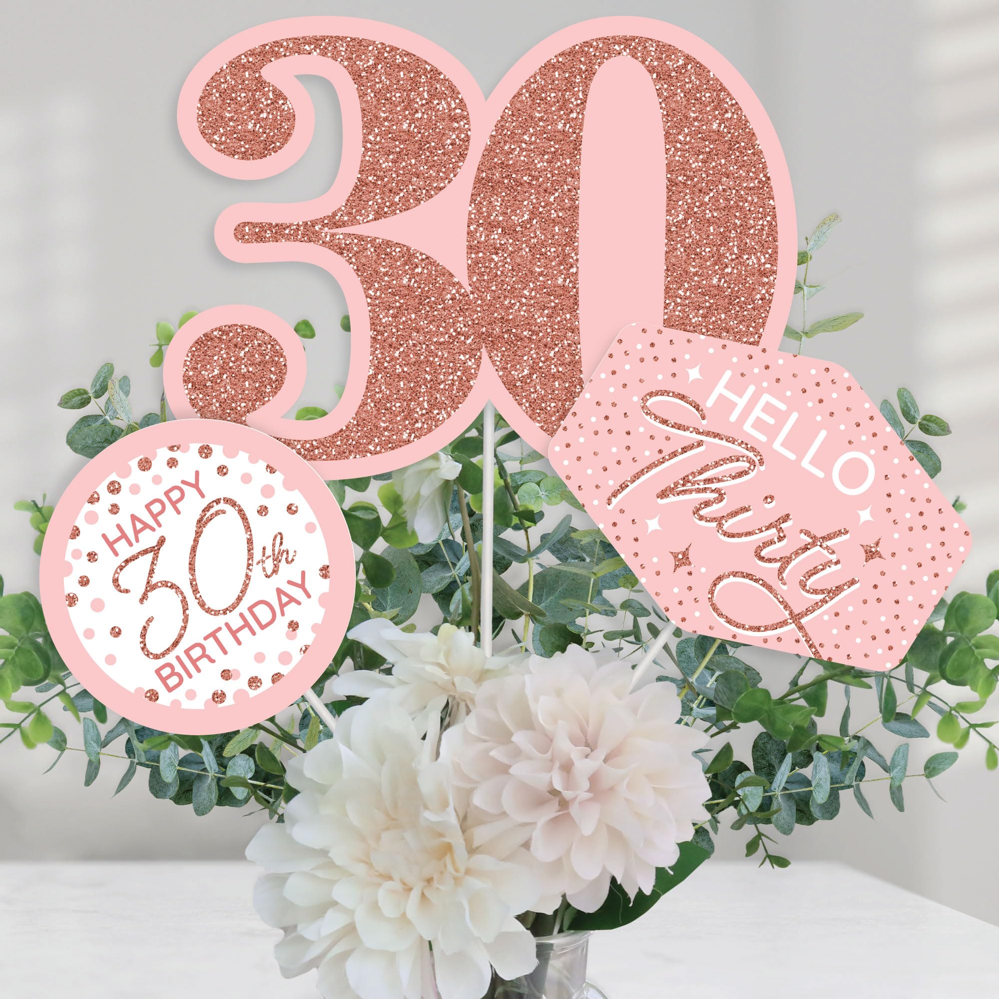 Happy 30th Centerpieces Party Pals 30th Birthday Honeycomb