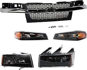 Amazon.com: Garage-Pro Grille Assembly KIT Compatible with Chevrolet ...