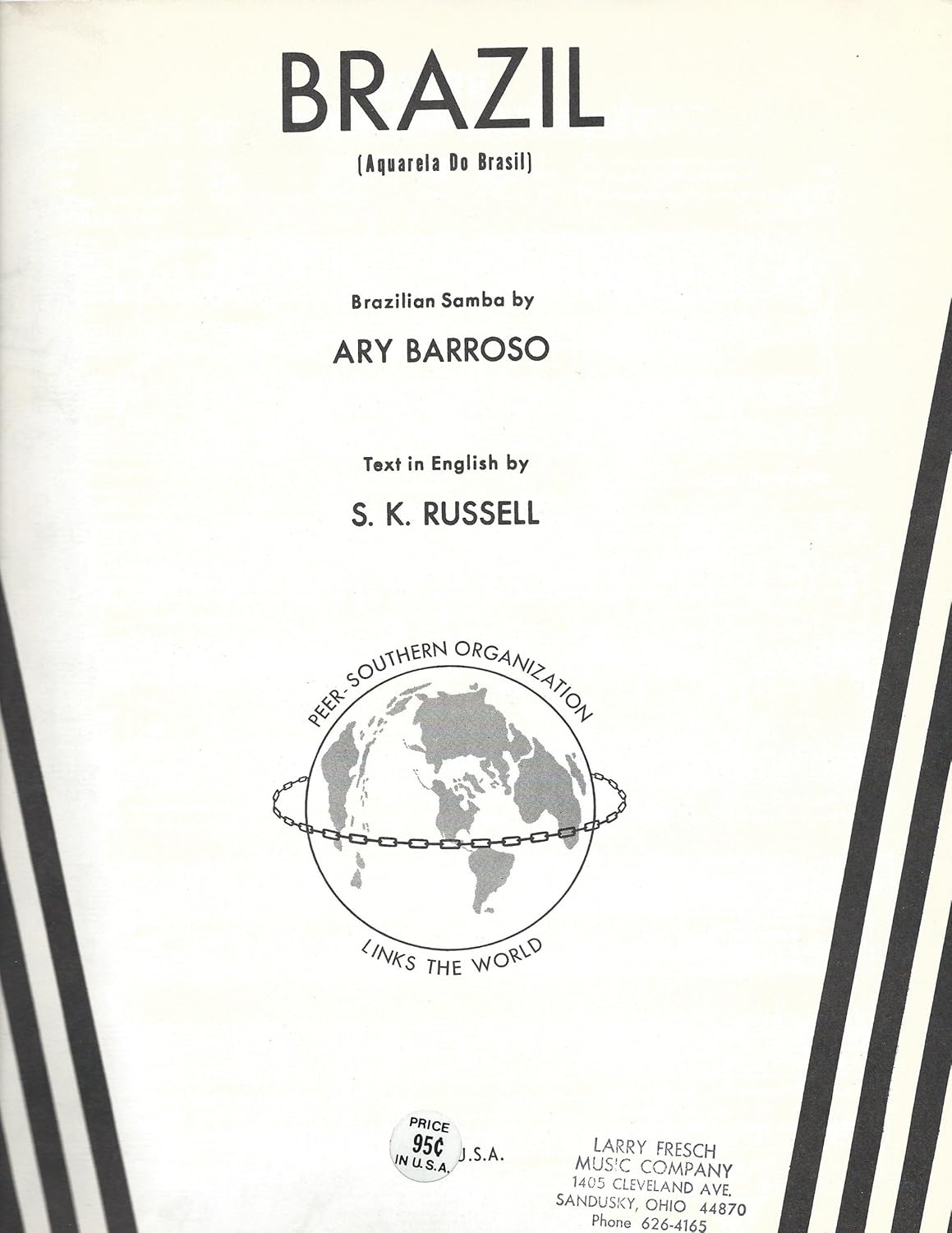 Brazil (Aquarela Do Brasil) (Sheet Music): Ary Barroso // S.K. Russell ...