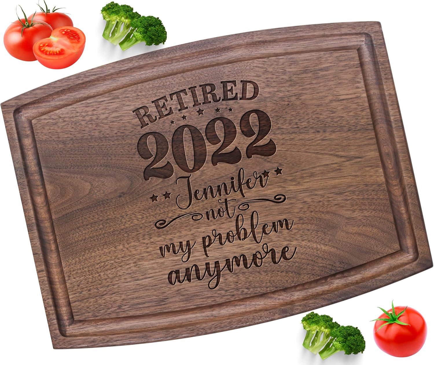 Amazon.com: Retirement Gift for Her Him Personalized Cutting Board ...