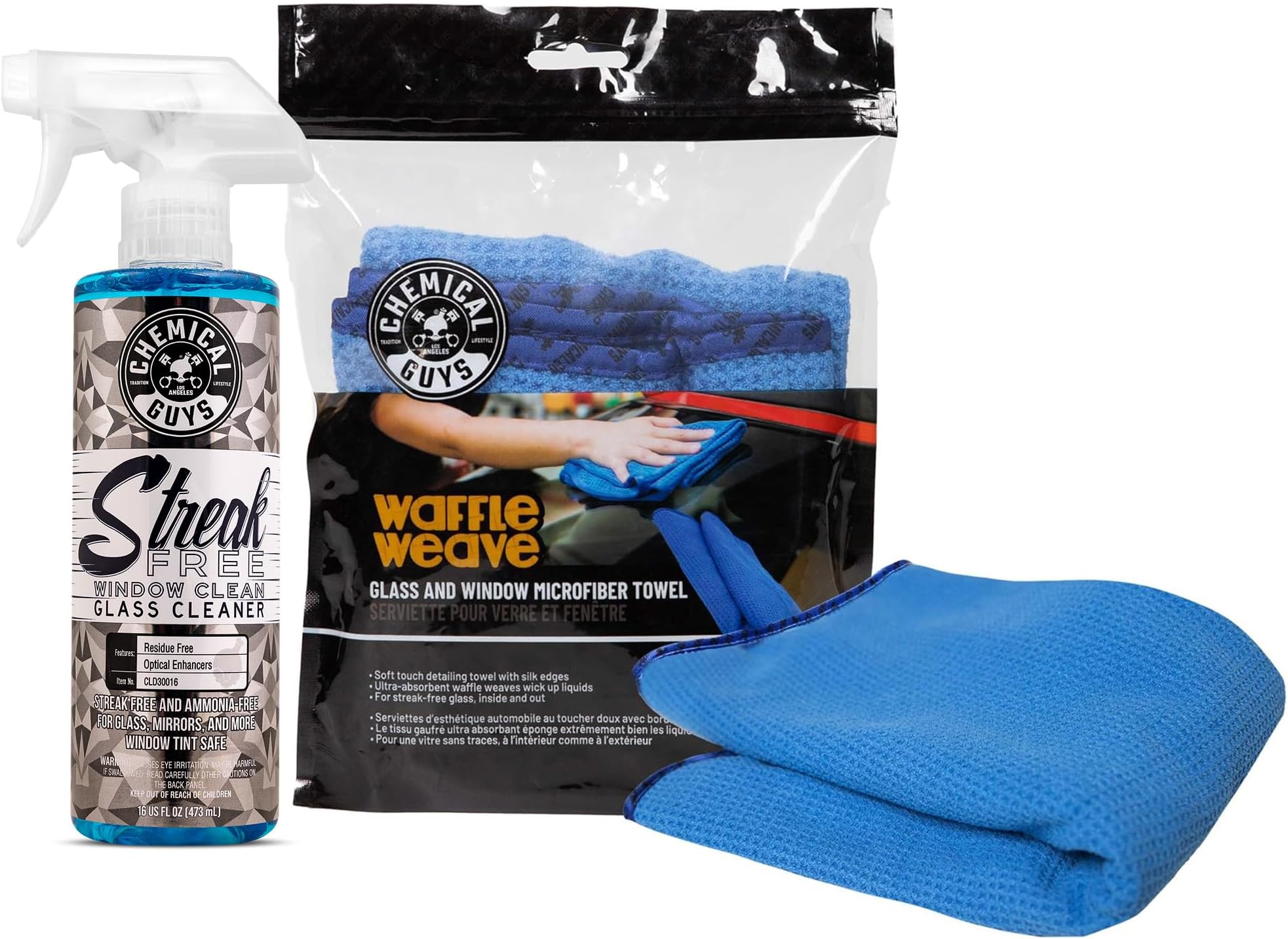 Amazon.com: Chemical Guys Streak Free Glass & Window Cleaner (Glass ...