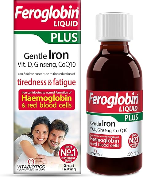Feroglobin Plus Liquid 200 ML : Amazon.co.uk: Health & Personal Care