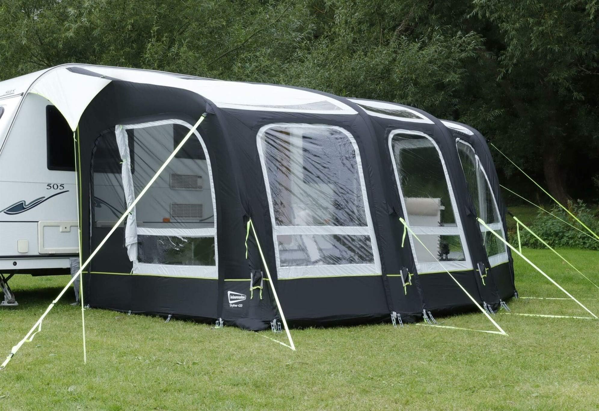 Leisurewize - Skyliner 420 Air Caravan Porch Awning - Inflatable - Made ...