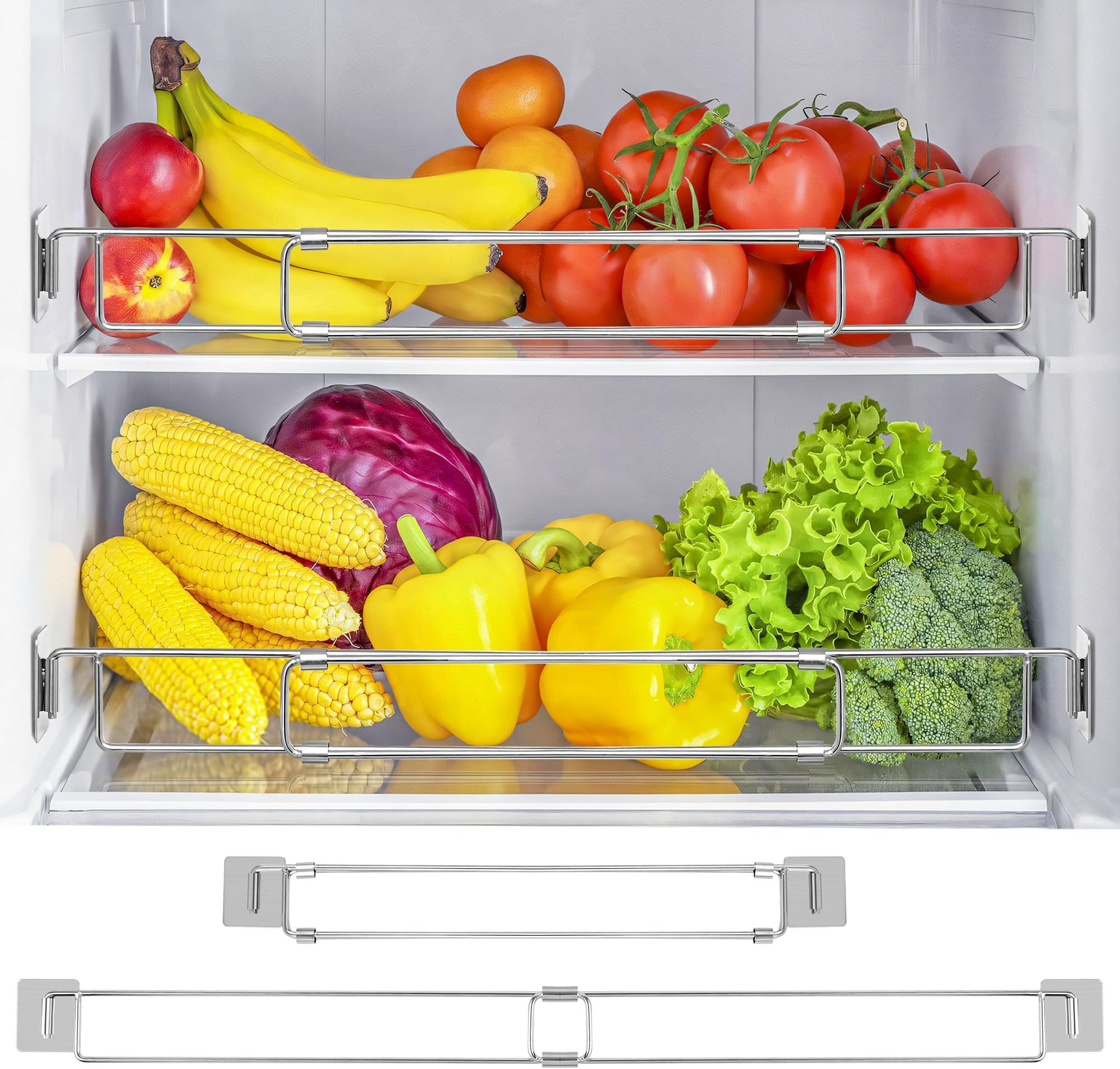 Amazon.com: RV Adjustable Refrigerator Bars, 12.44-22.63 Inches ...