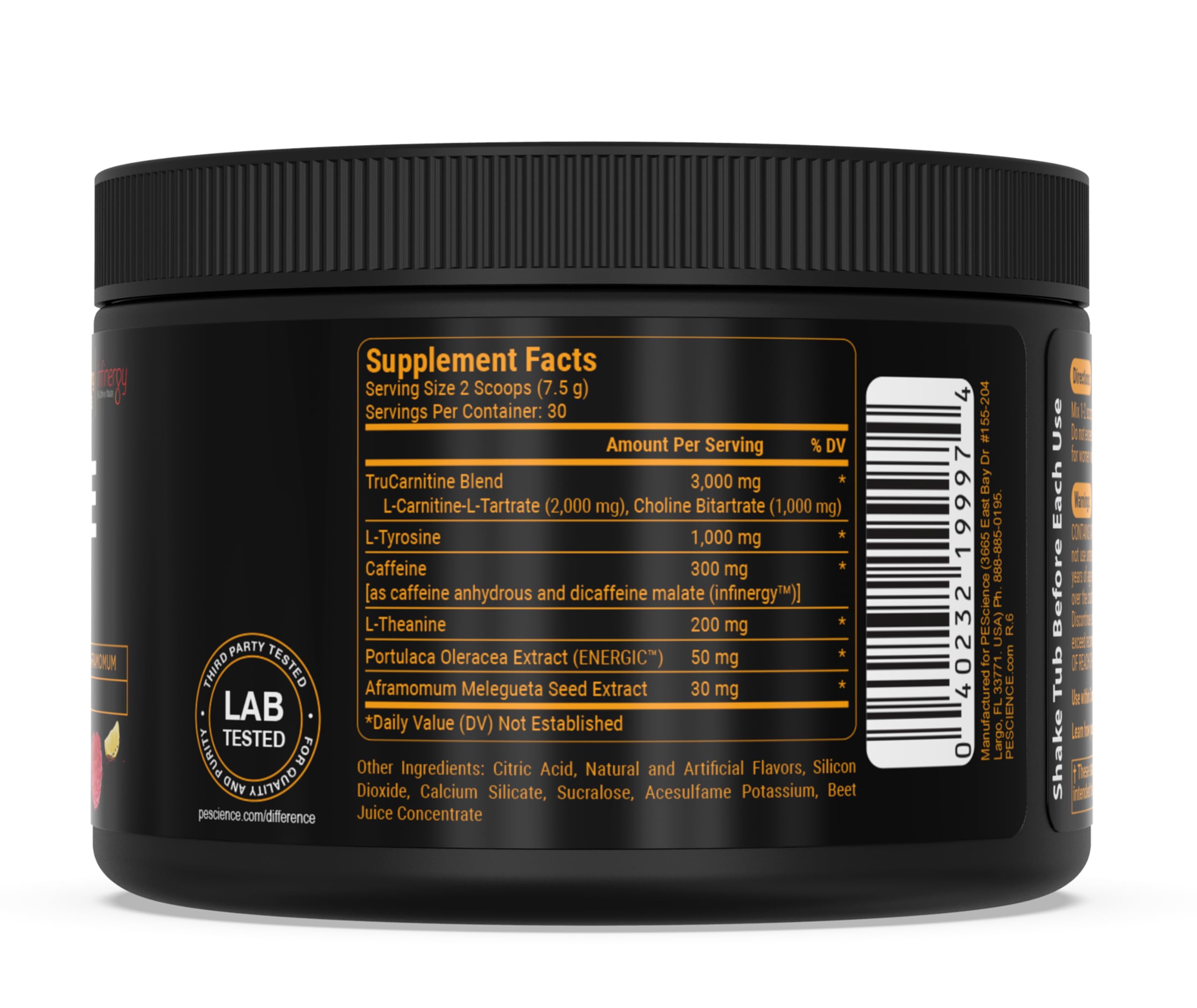 Snapklik.com : PEScience Alphamine Thermogenic Pre Workout, Fat Burner ...