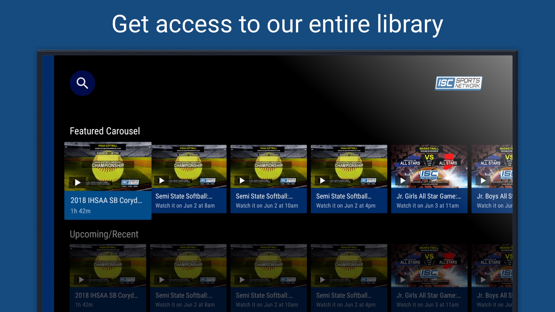 ISC Sports Network - App on Amazon Appstore