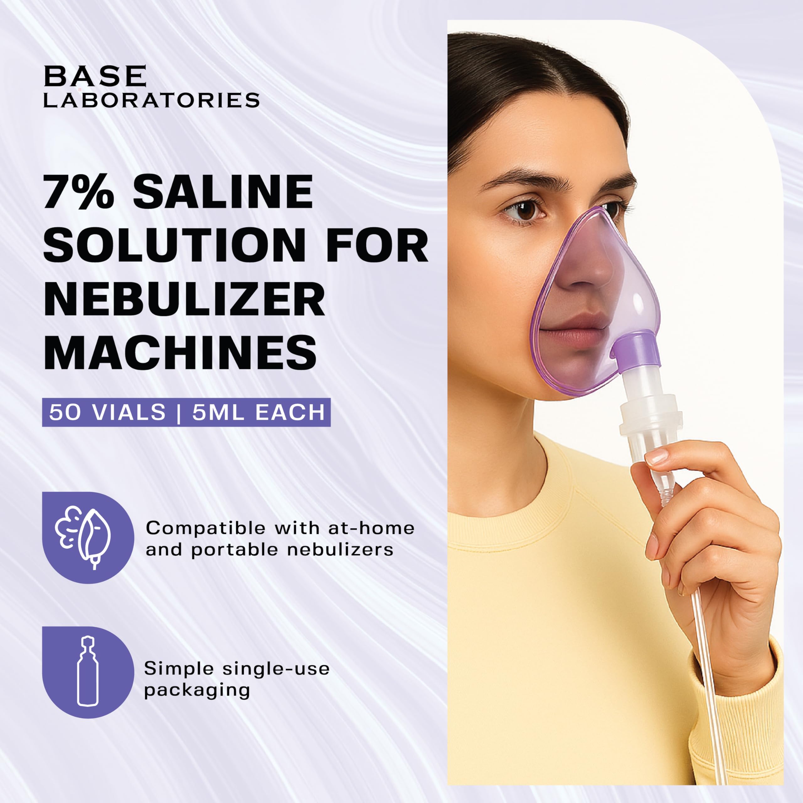 Snapklik.com : BASE LABORATORIES 7% Saline Solution For Nebulizer ...