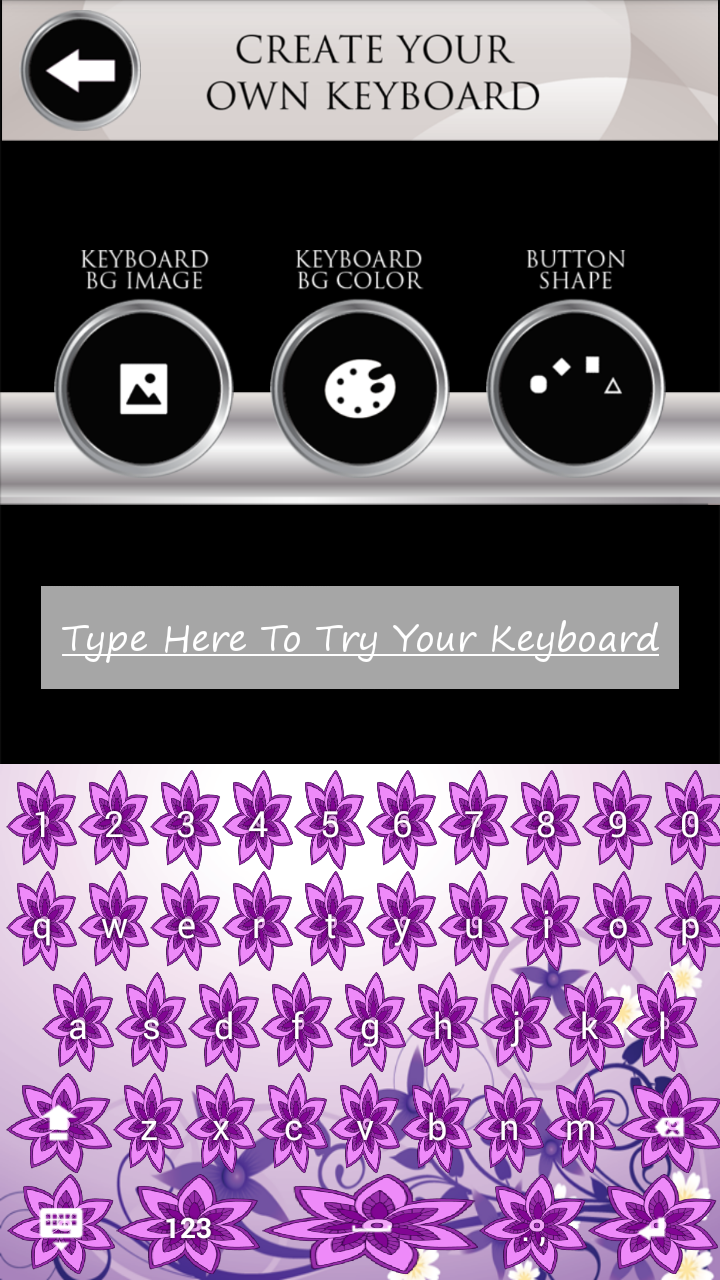 Purple Flowers Keyboards - App on Amazon Appstore