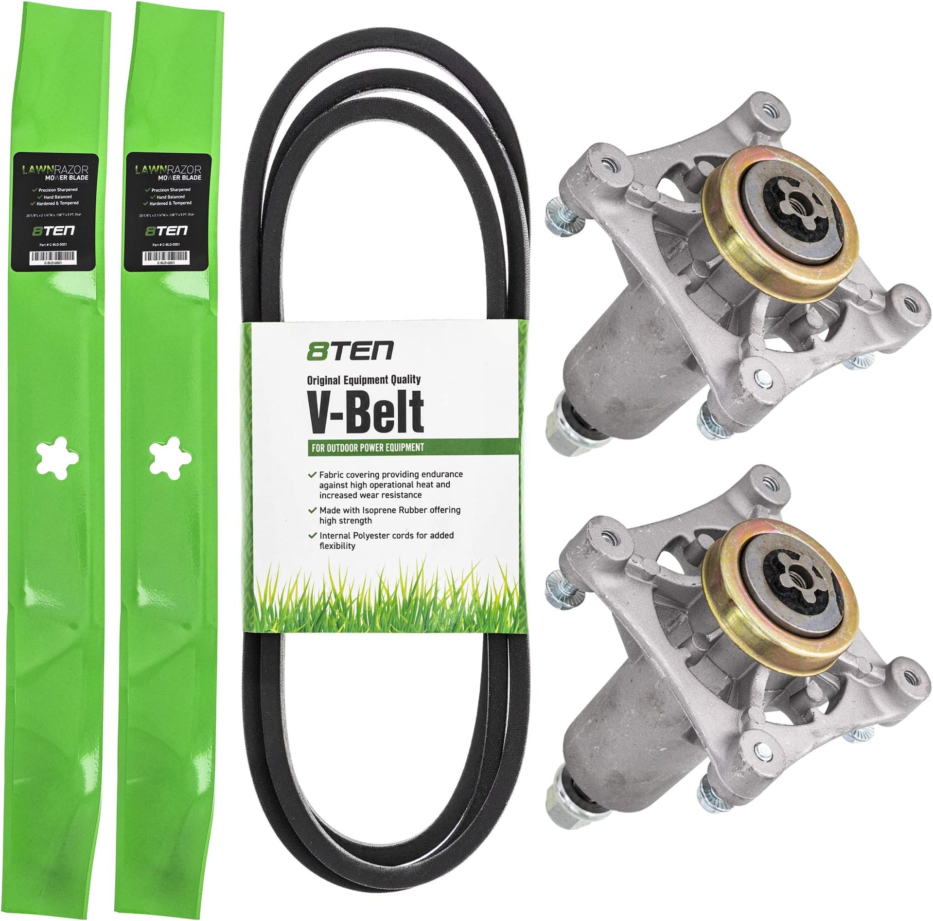 Amazon.com : SCITOO Deck Rebuild Kit, 42 Lawn Mower Deck Parts Rebuild ...