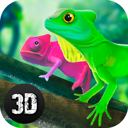 Gecko Lizards Against Colossal Comodo Dragon: Online Reptile Clan PvP ...