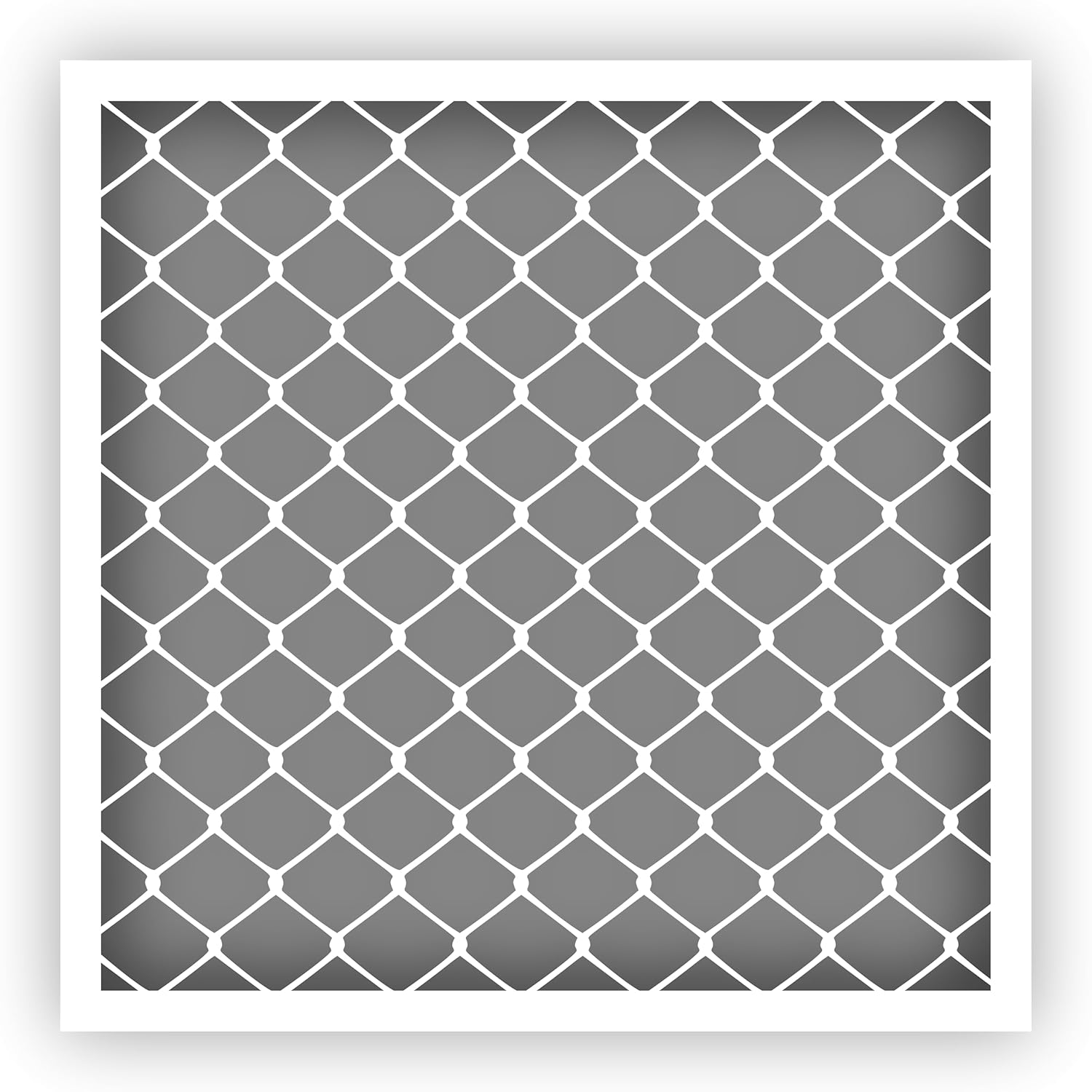 Amazon.com: Chain Link Fence Pattern Stencil - Choose a Size (24"x24 ...