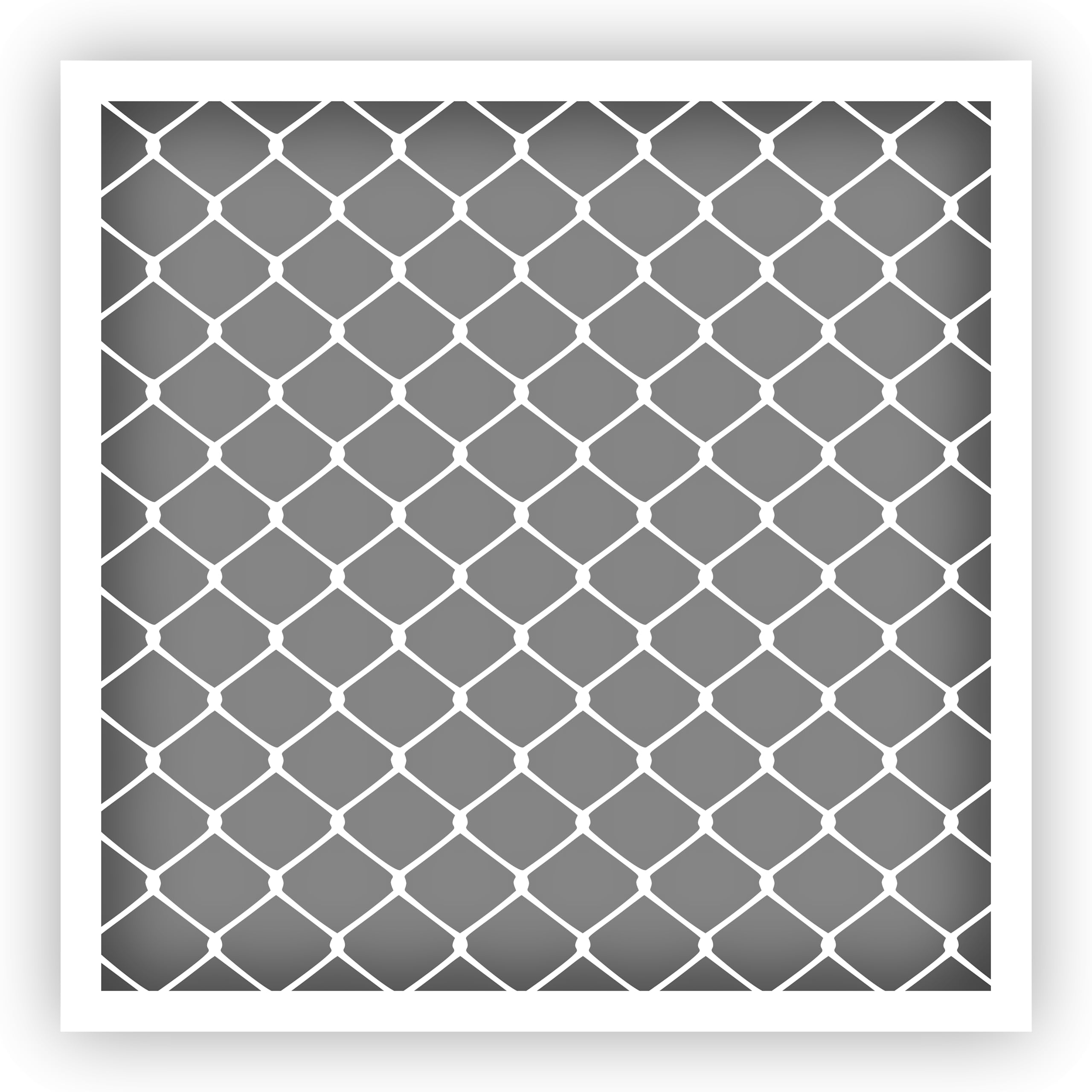 Chain Link Fence Pattern Stencil - Choose a Size - Laser-Cut Reusable ...