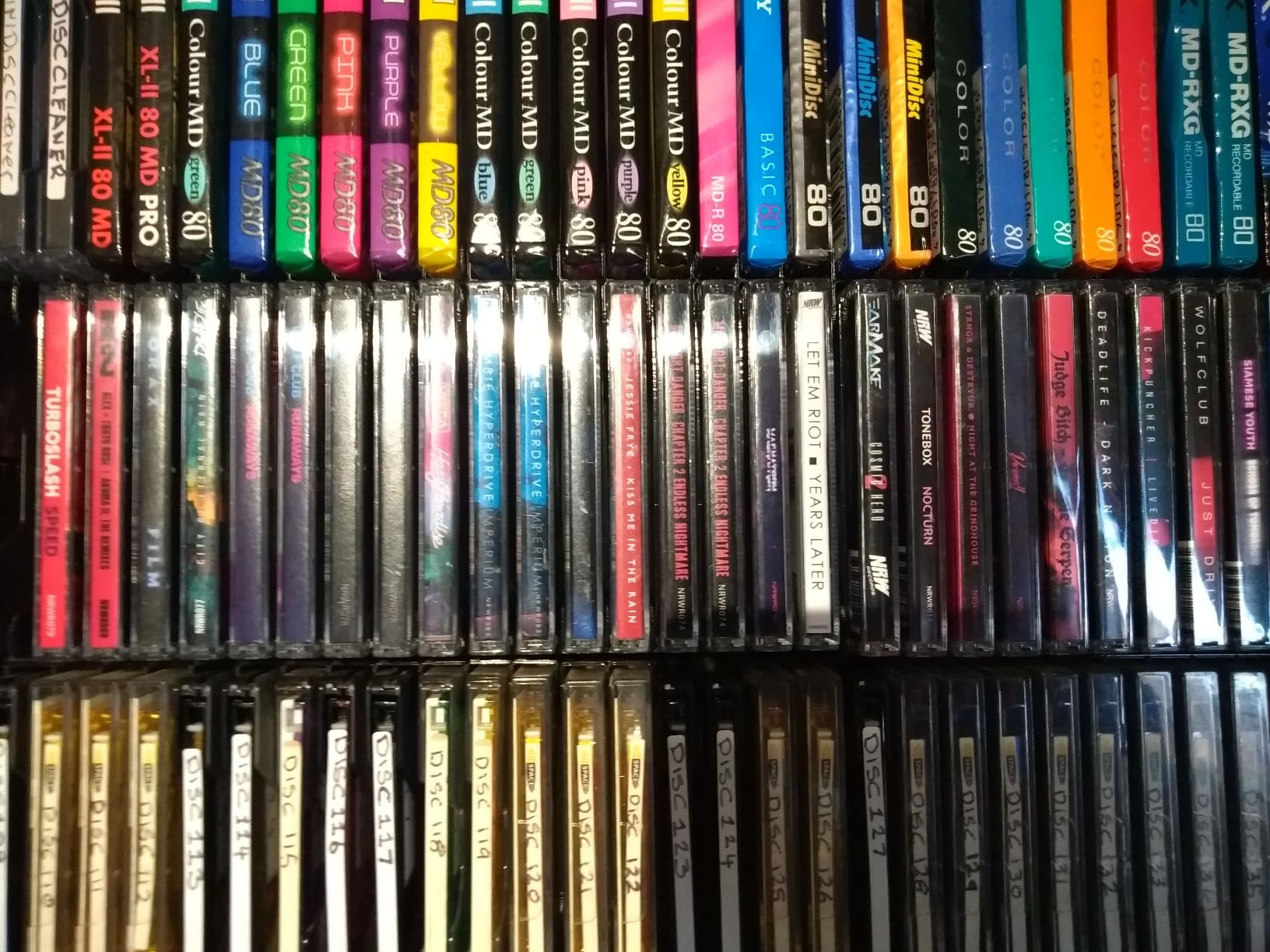 Adam3D MiniDisc Storage Tray (holds 40 in cases, 2x20 layout) (Black ...