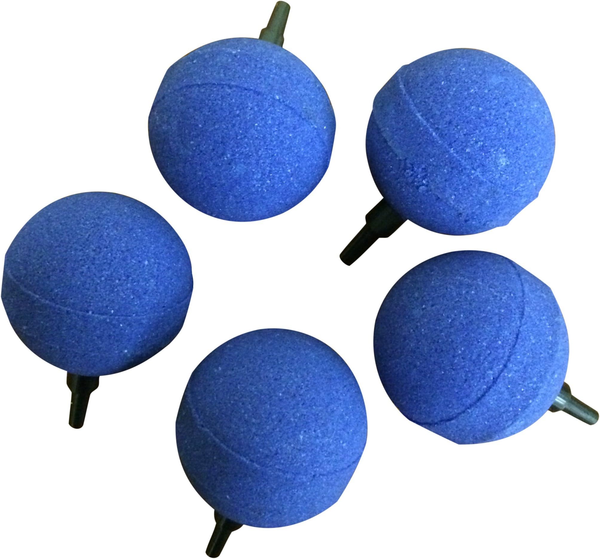 Finest-Filters 5 x 50mm 2" Round Air Stones for Pond or Aquarium Fish ...