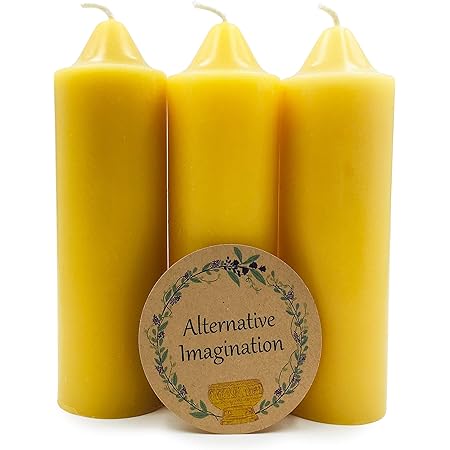 Amazon.com: 3 Pack Emergency Candles made from Pure Beeswax. Slow burn ...
