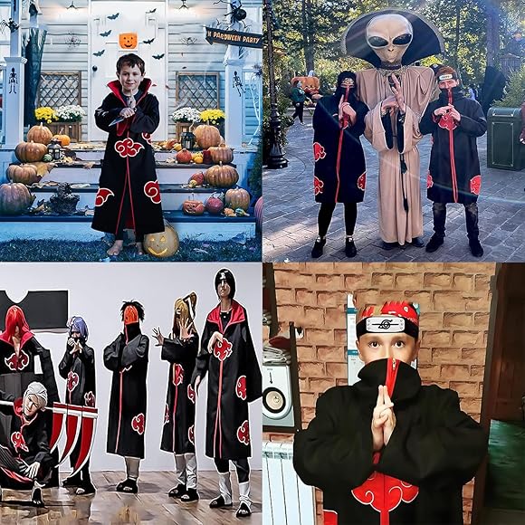 Naruto Kostm Akatsuki Mantel Cosplay Sasuke Uchiha Cape Cosplay Itachi
