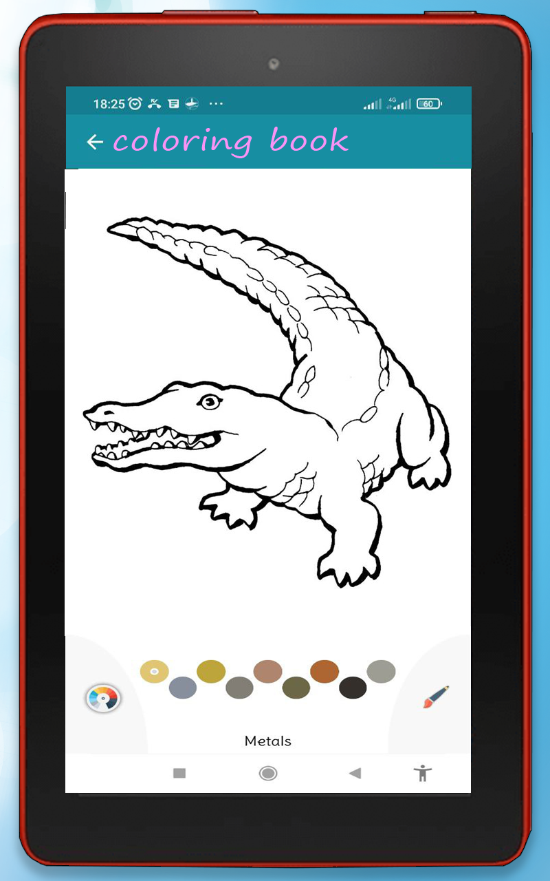 Alligator Coloring Activity Book Coloring Training Book, Cute Crocodile ...