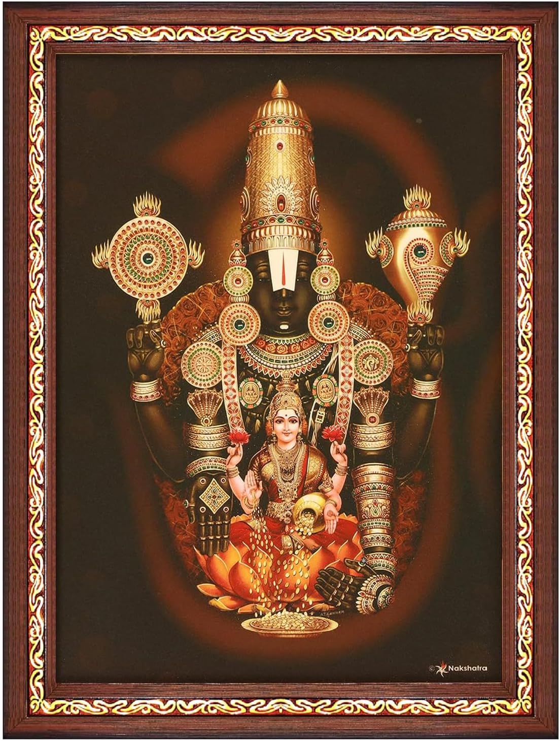 Braj Art Gallery Sri Venkateswara Swamy Tirupati Balaji Real Old Photo ...