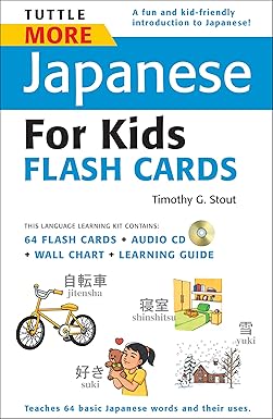 Tuttle More Japanese for Kids Flash Cards Kit: [Includes 64 Flash Cards ...