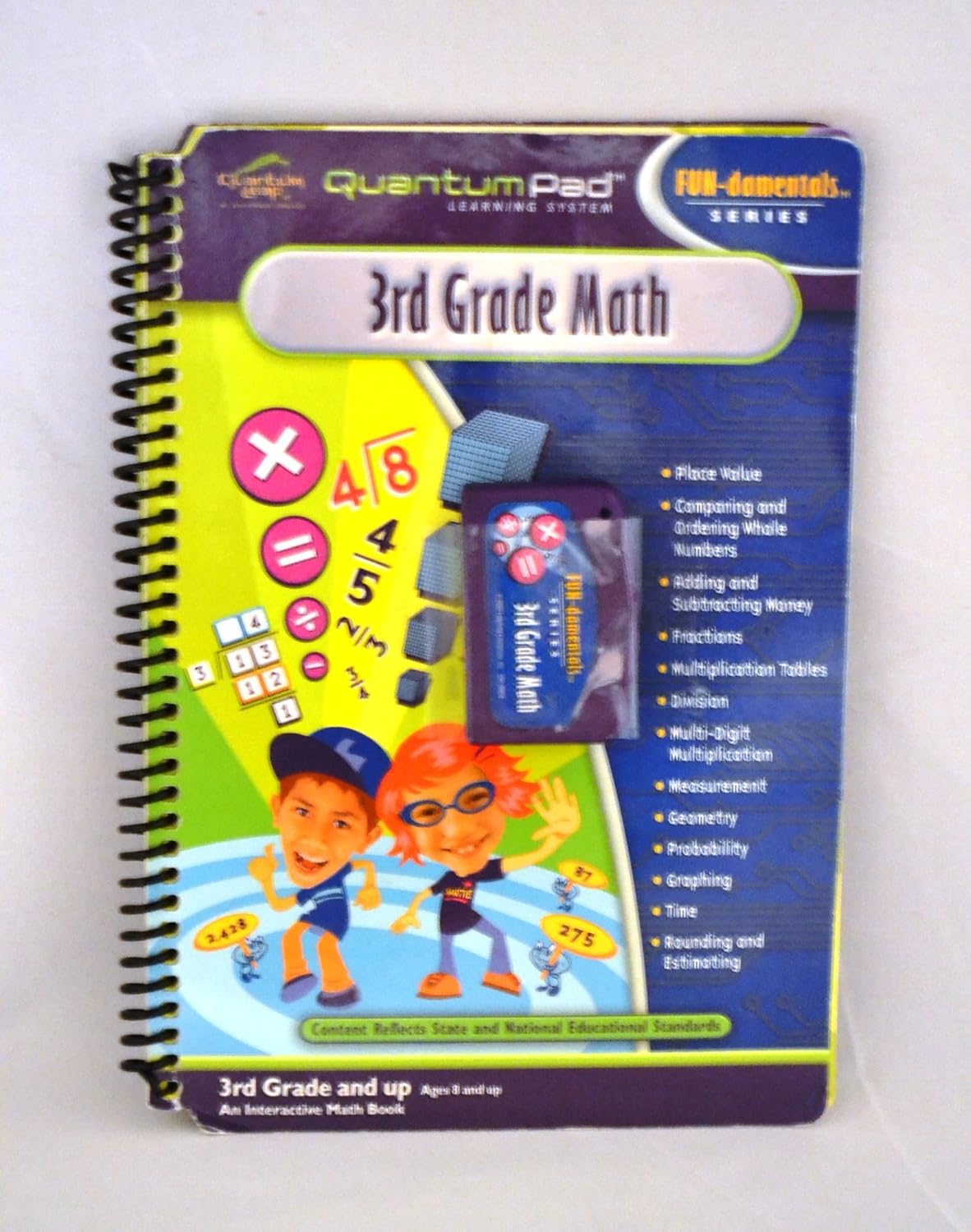 Quantum Pad Learning System: Third Grade Math Interactive Book and ...