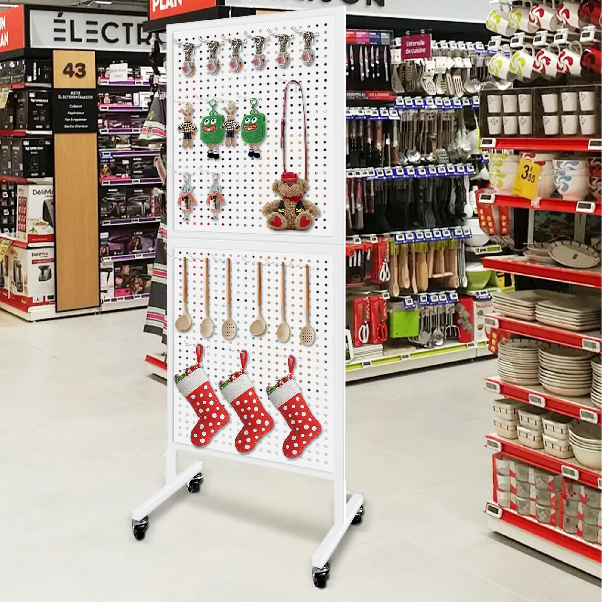 Pegboard Display Panels Diy Pegboard Display : DIY: A Stylish, Modern