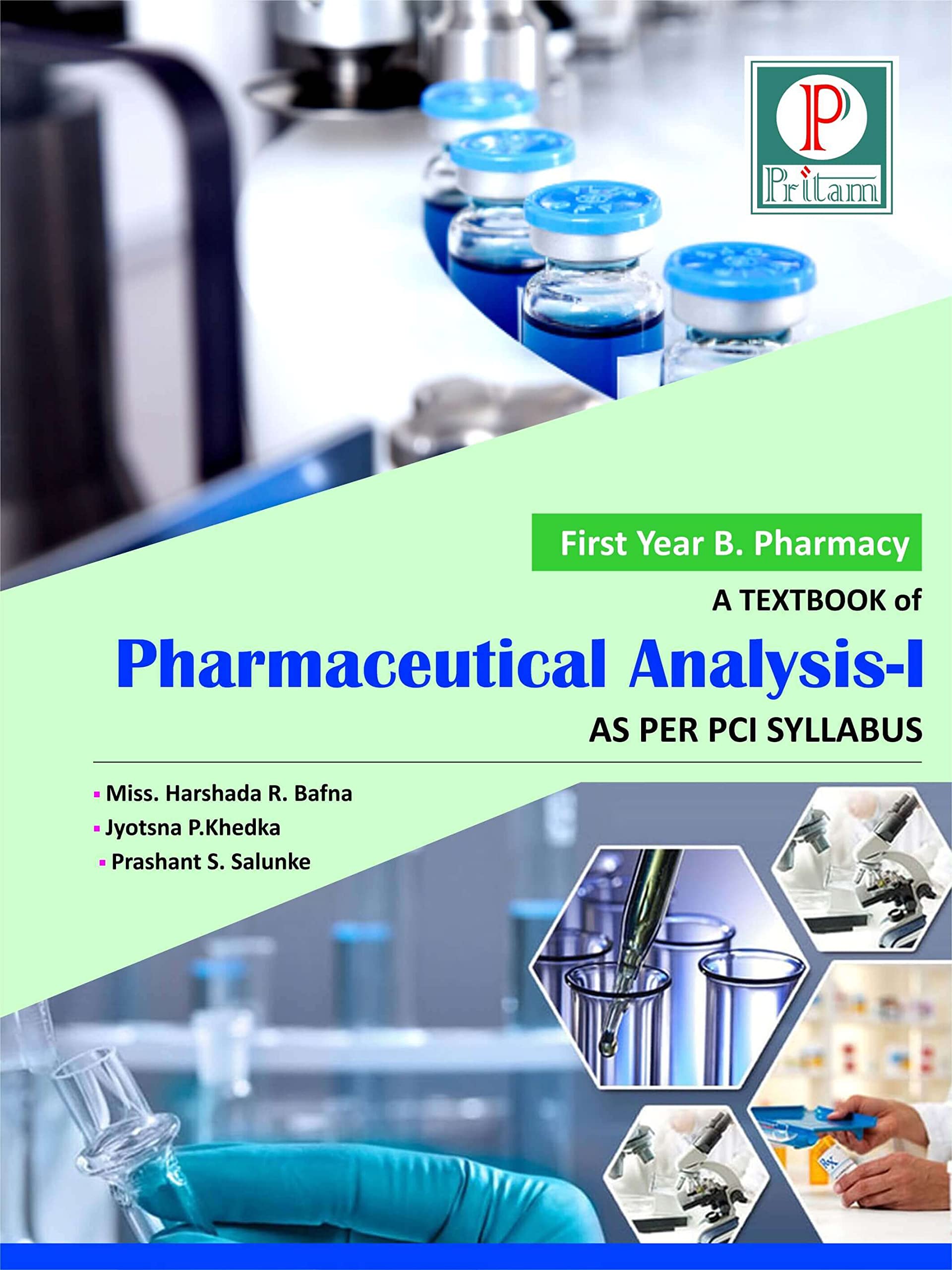 Textbook of Pharmaceutical Analysis I : Miss. Harshda Bafna, Jyostna ...