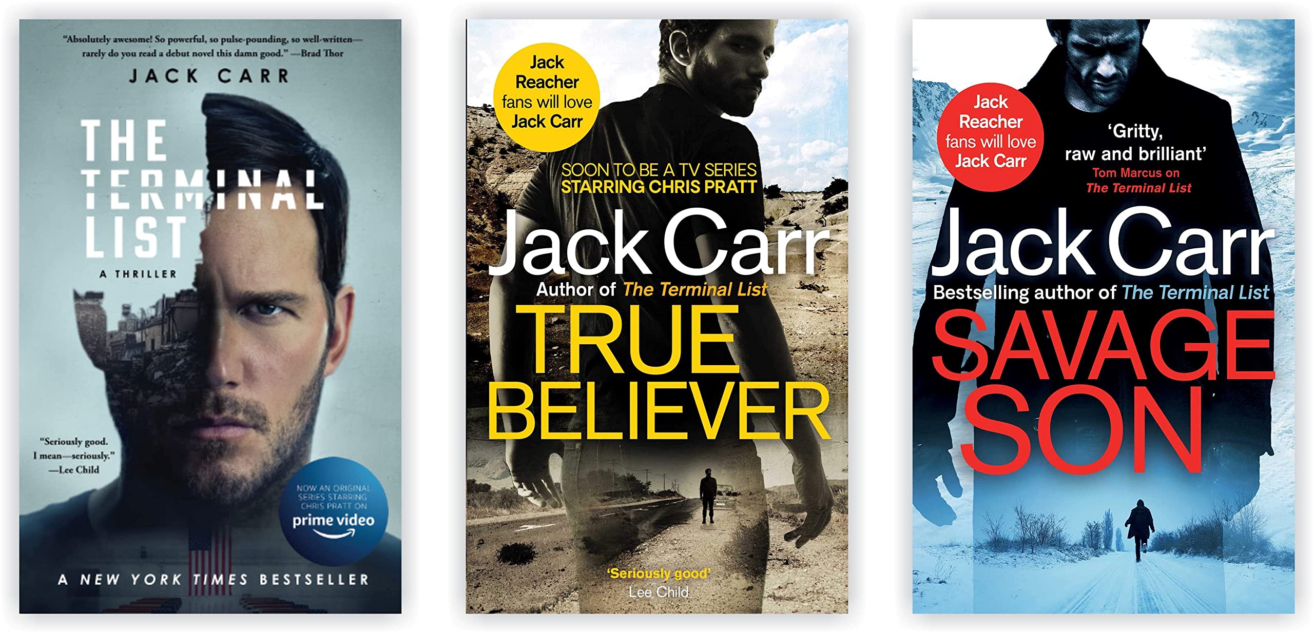 James Reece Series 3 Books Collection Set By Jack Carr (The Terminal ...