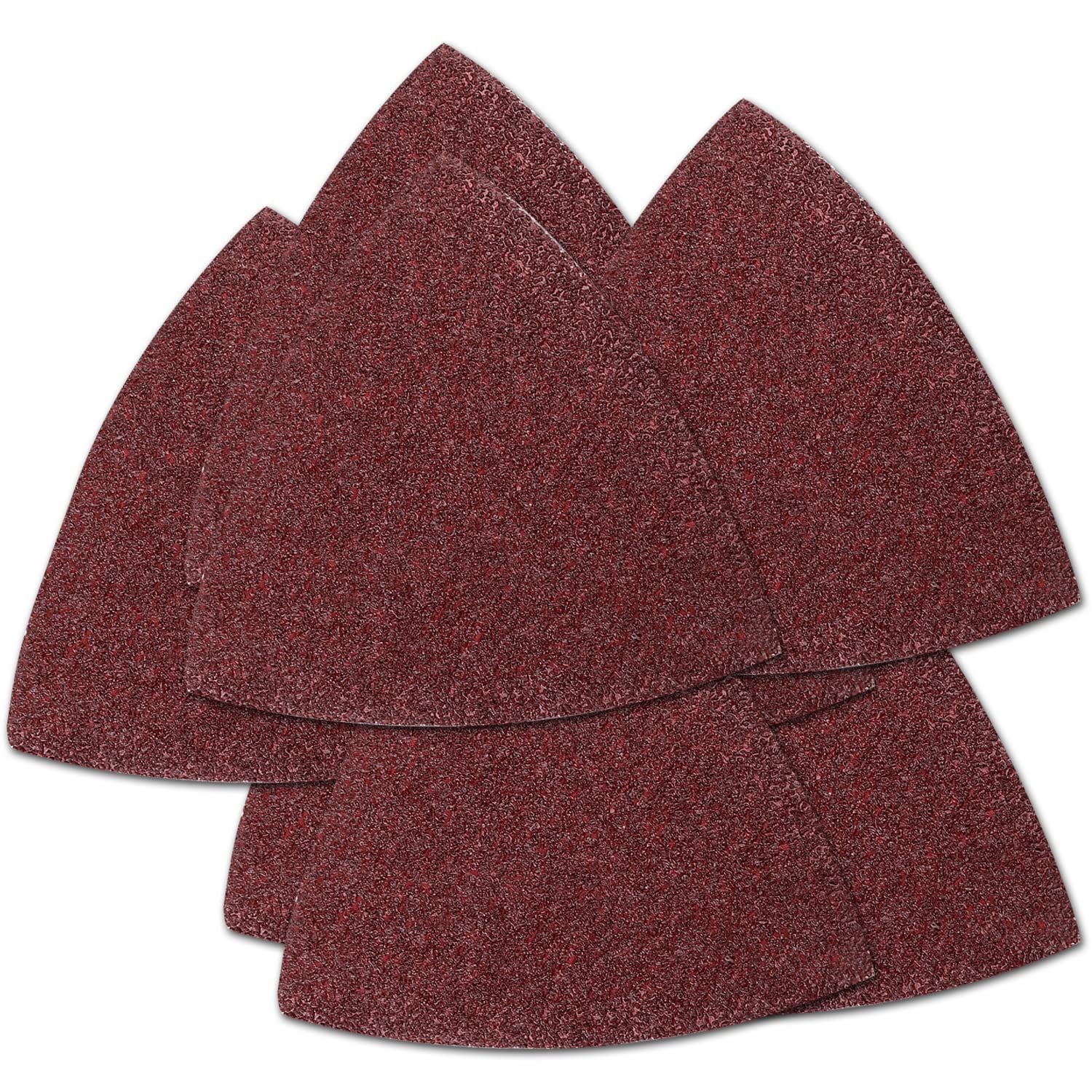 Utoolmart Triangle Sanding Pad 40Grit Aluminum Oxide Triangular Hook ...