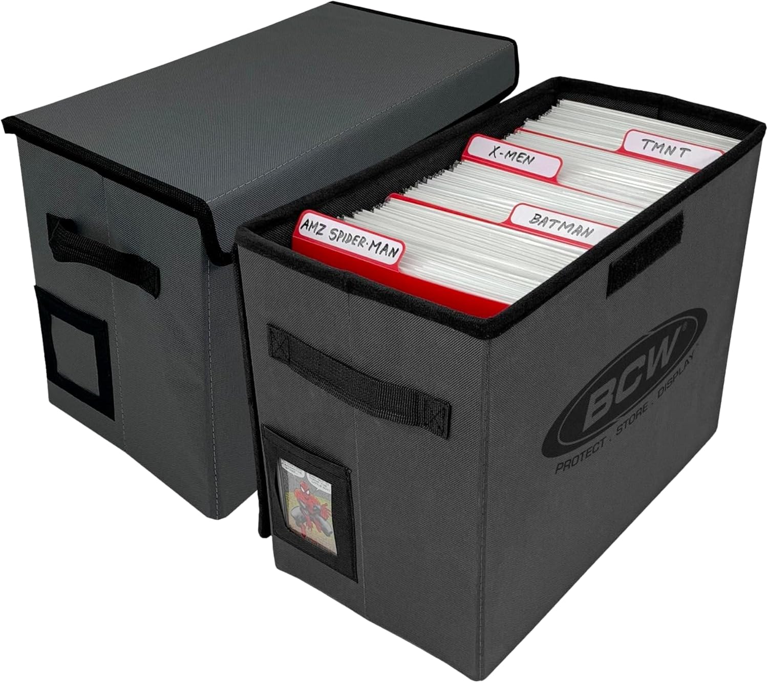 Amazon.com: BCW Comic Book Storage Box - 2 ct | Foldable Comic Book ...