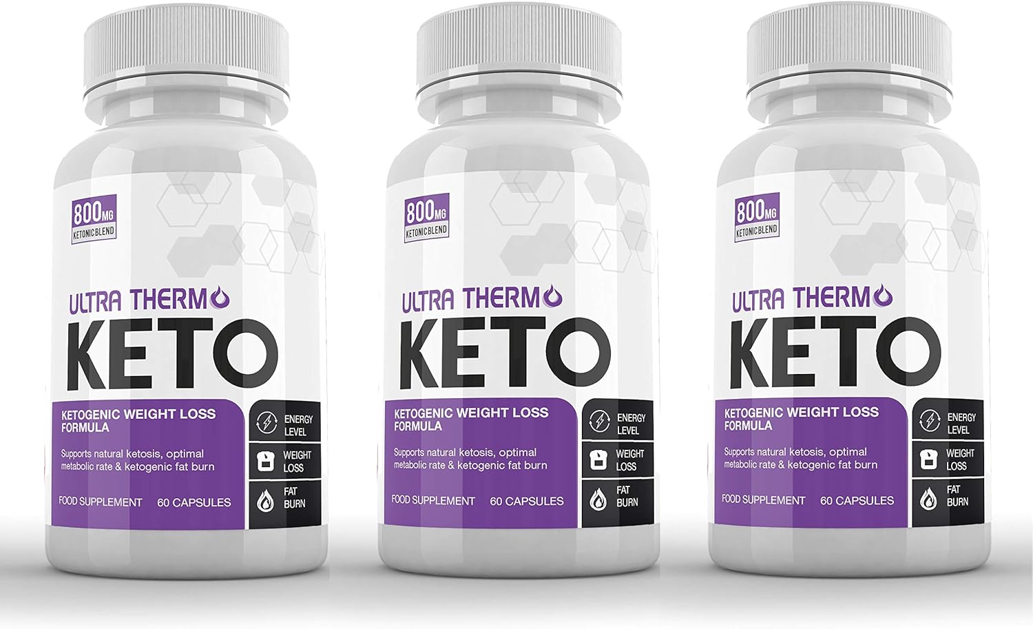 Ultra Thermo Keto (3 x 60 Capsules) - KETOGENIC Weight Loss Formula ...
