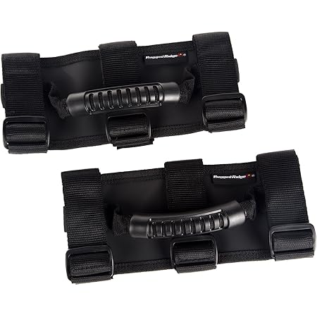 Amazon.com: Rugged Ridge | Ultimate Grab Handle Kit, Black | 13505.04 ...