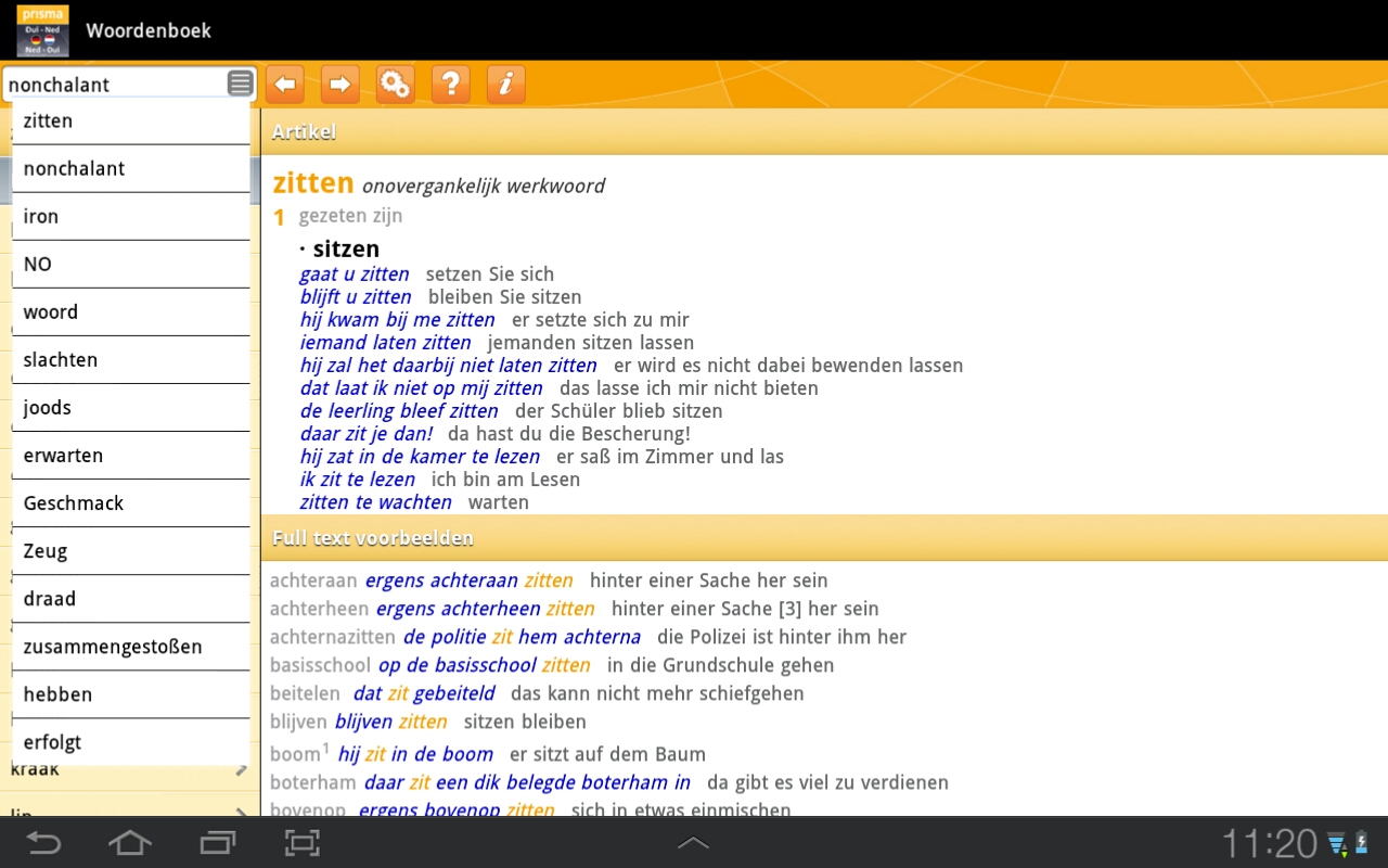 Dictionary Duits Nederlands Prisma:Amazon.com:Appstore for Android