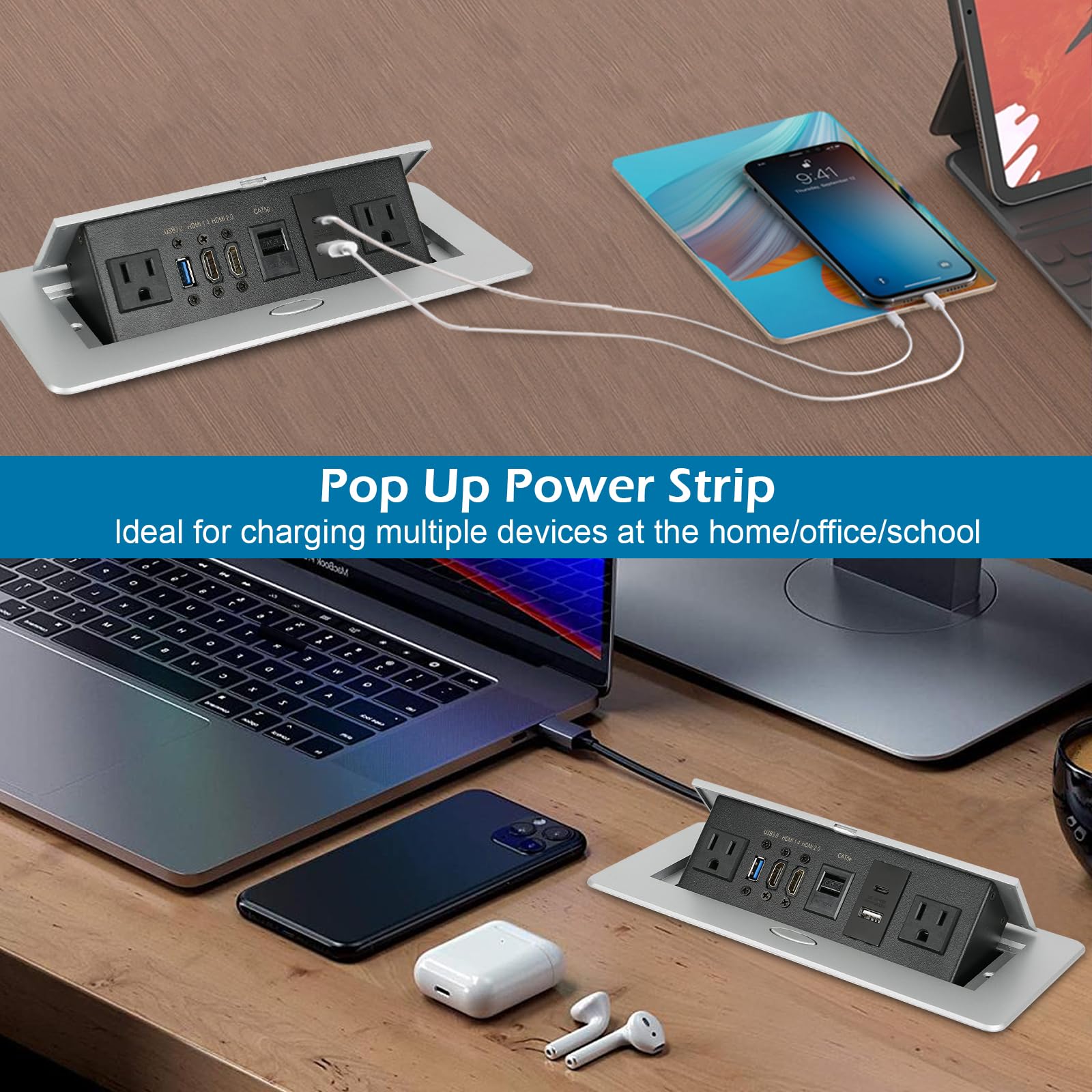 Snapklik.com : Table Pop Up Outlet, Desktop Pop Up Socket Center ...