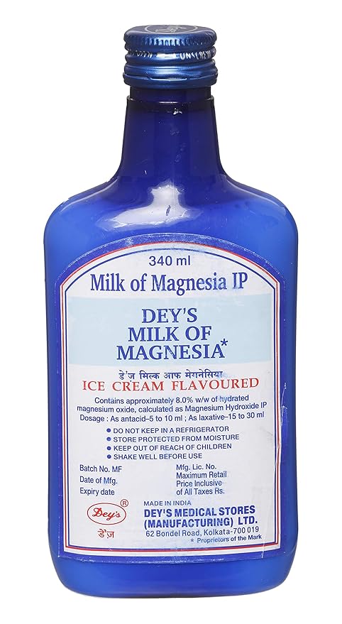 Dey's Milk of Magnesia - 340ml : Amazon.in: Health & Personal Care