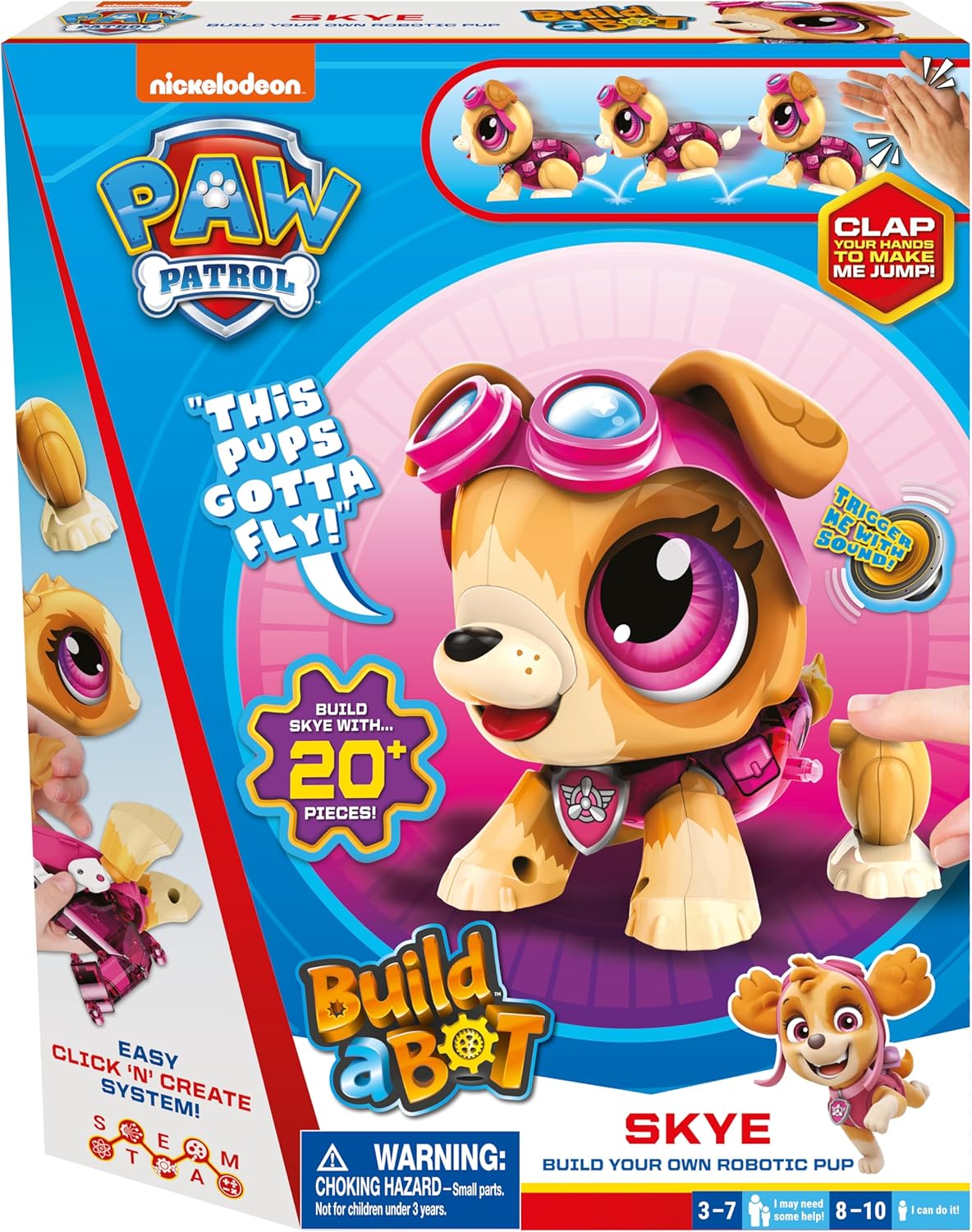 Build a Bot Paw Patrol Skye - Build Your Own Robotic Pet - Ages 3-10 ...