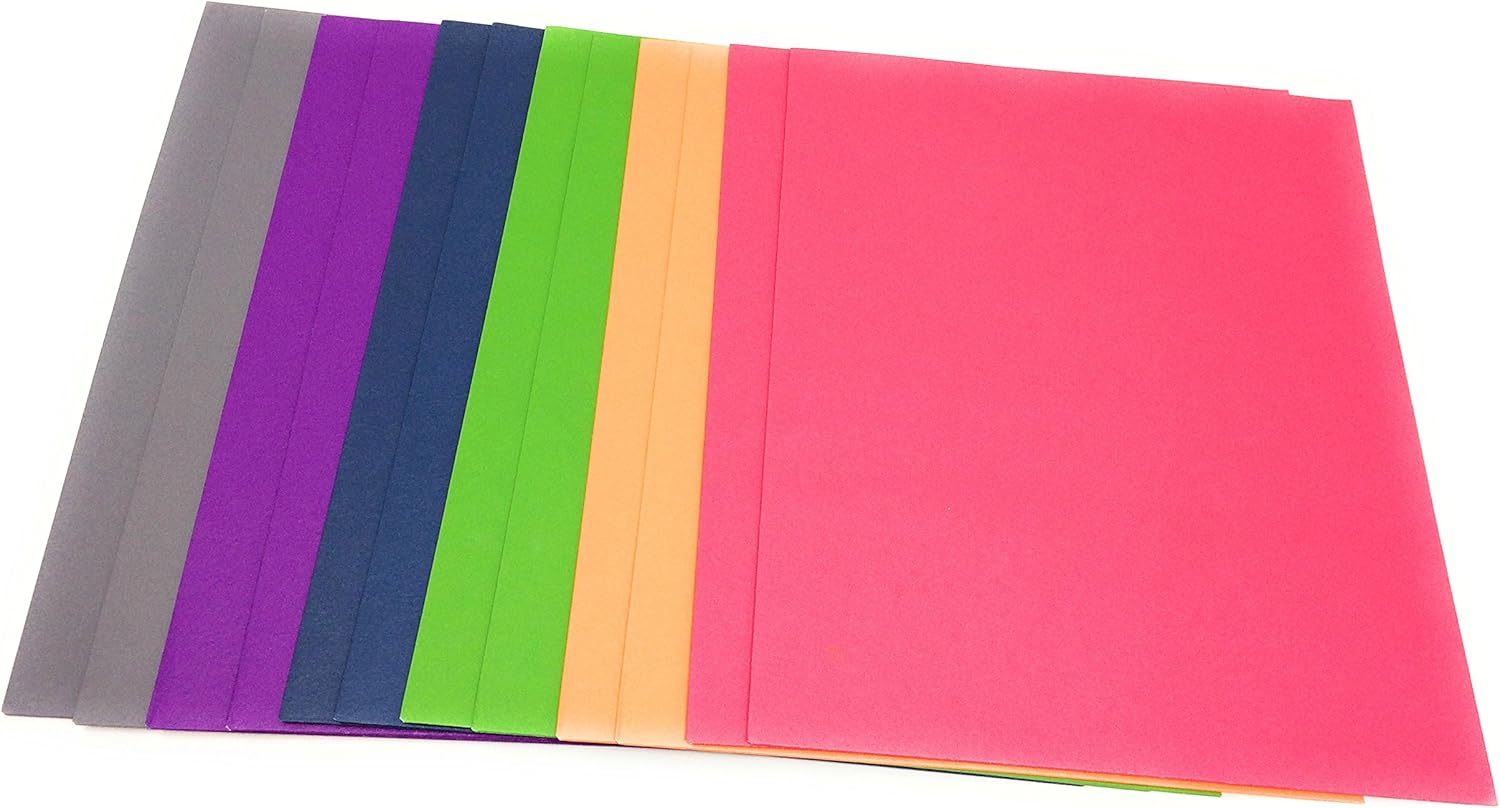 Amazon.com : Jot Twin-Pocket Portfolios, Colored 2 Pocket Folders, 12 ...