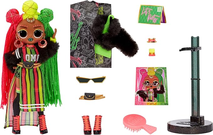 Amazon.com: LOL Surprise OMG Queens Sways Fashion Doll with 20 ...
