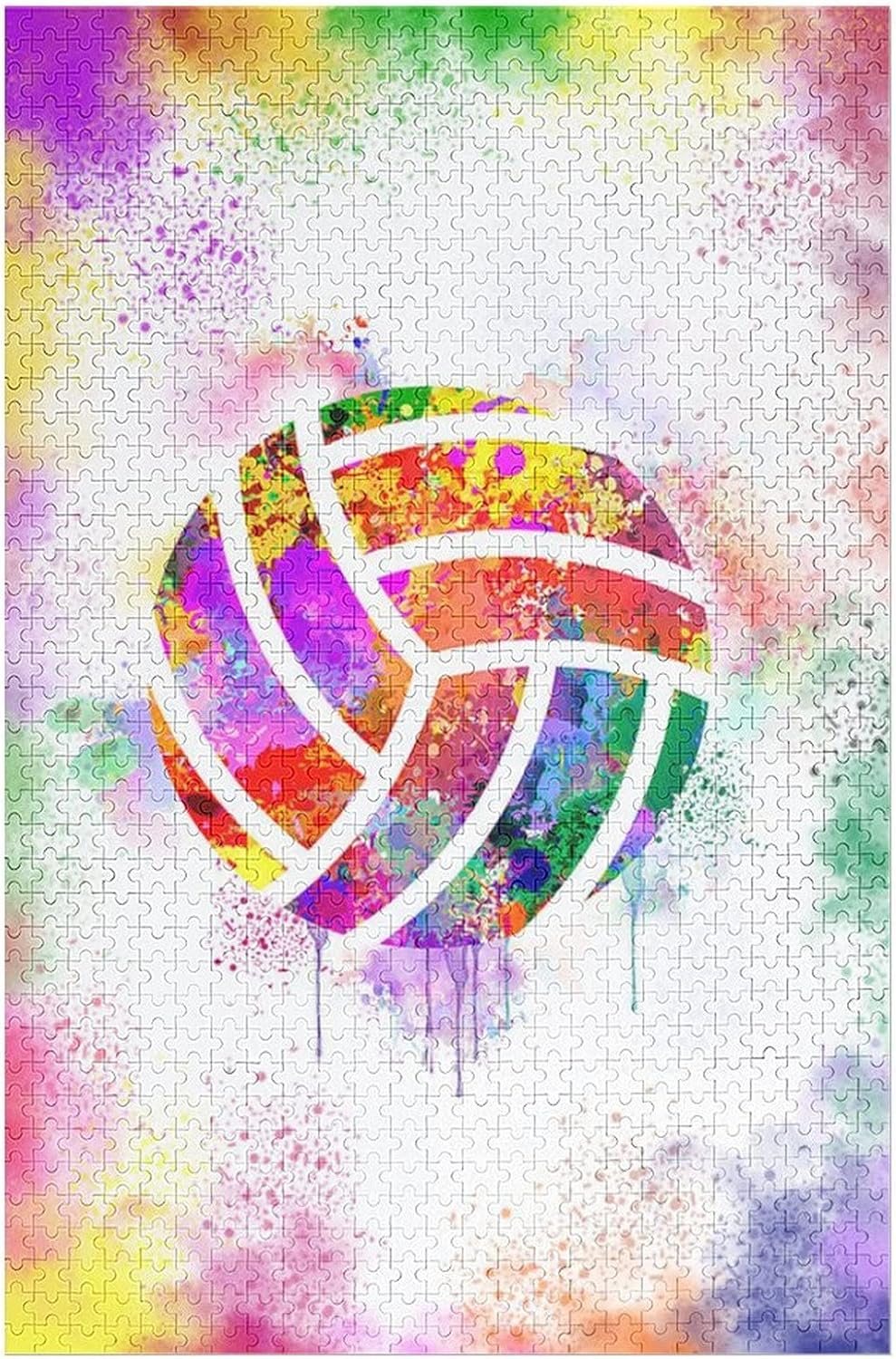 Amazon.com: Adults Jigsaw Wooden Puzzles Volleyball Beauty Sports ...