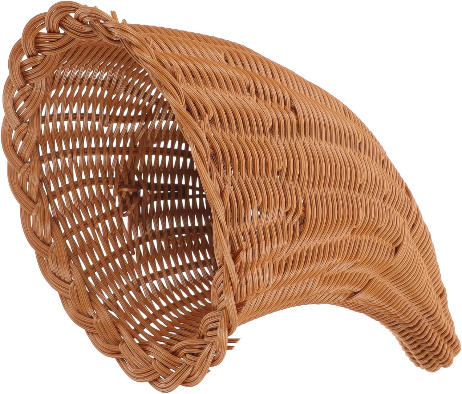 Amazon.com: HOMSFOU Cornucopia Baskets Horn Wicker Grapevine Fall ...