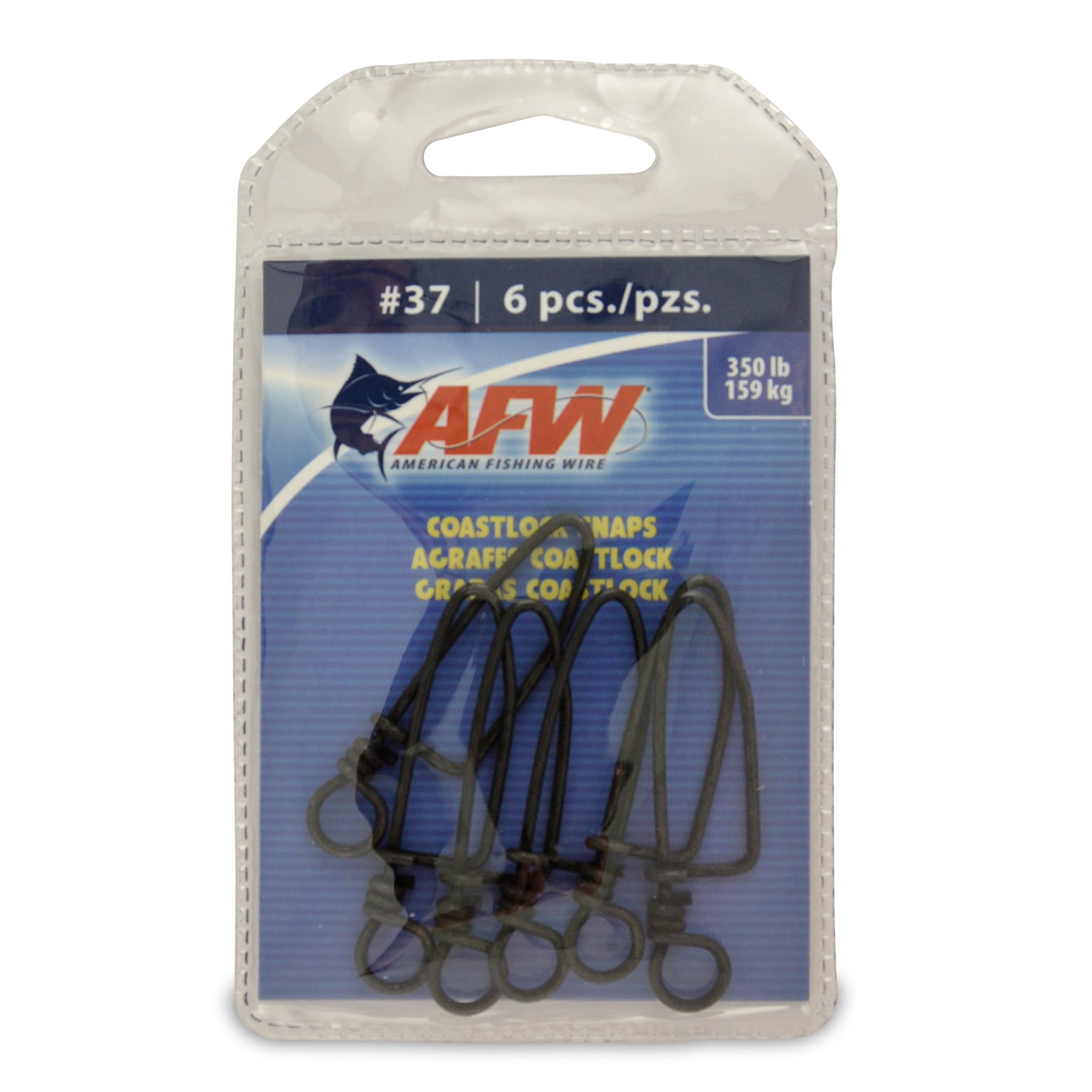 Amazon.com : American Fishing Wire Brass Coastlock Snaps : Fishing ...